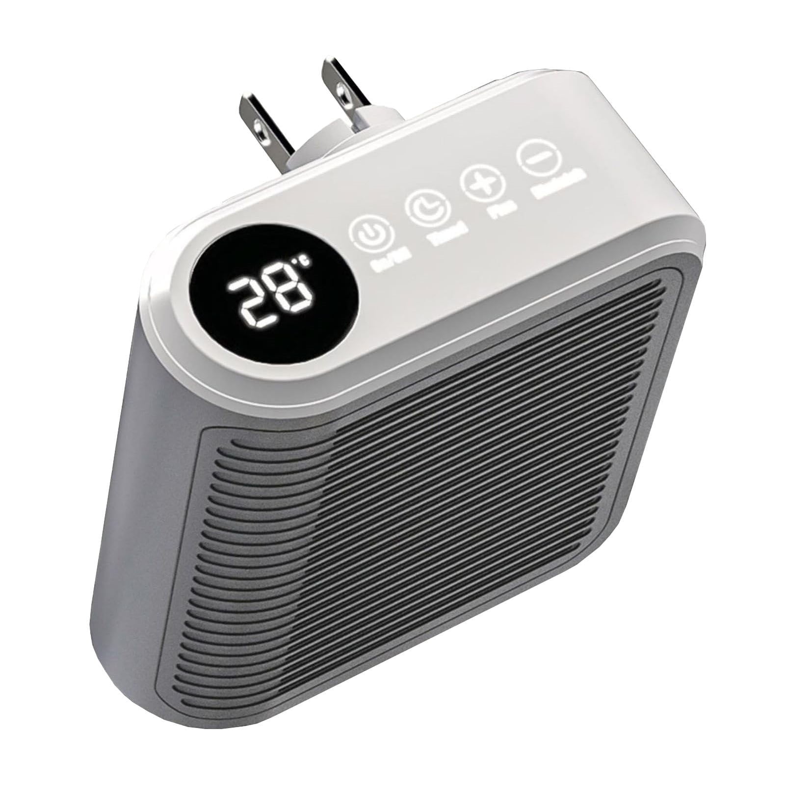 kjfeif 800W Wall Heater Small Plug In Heater Quiet Energy Efficient ...