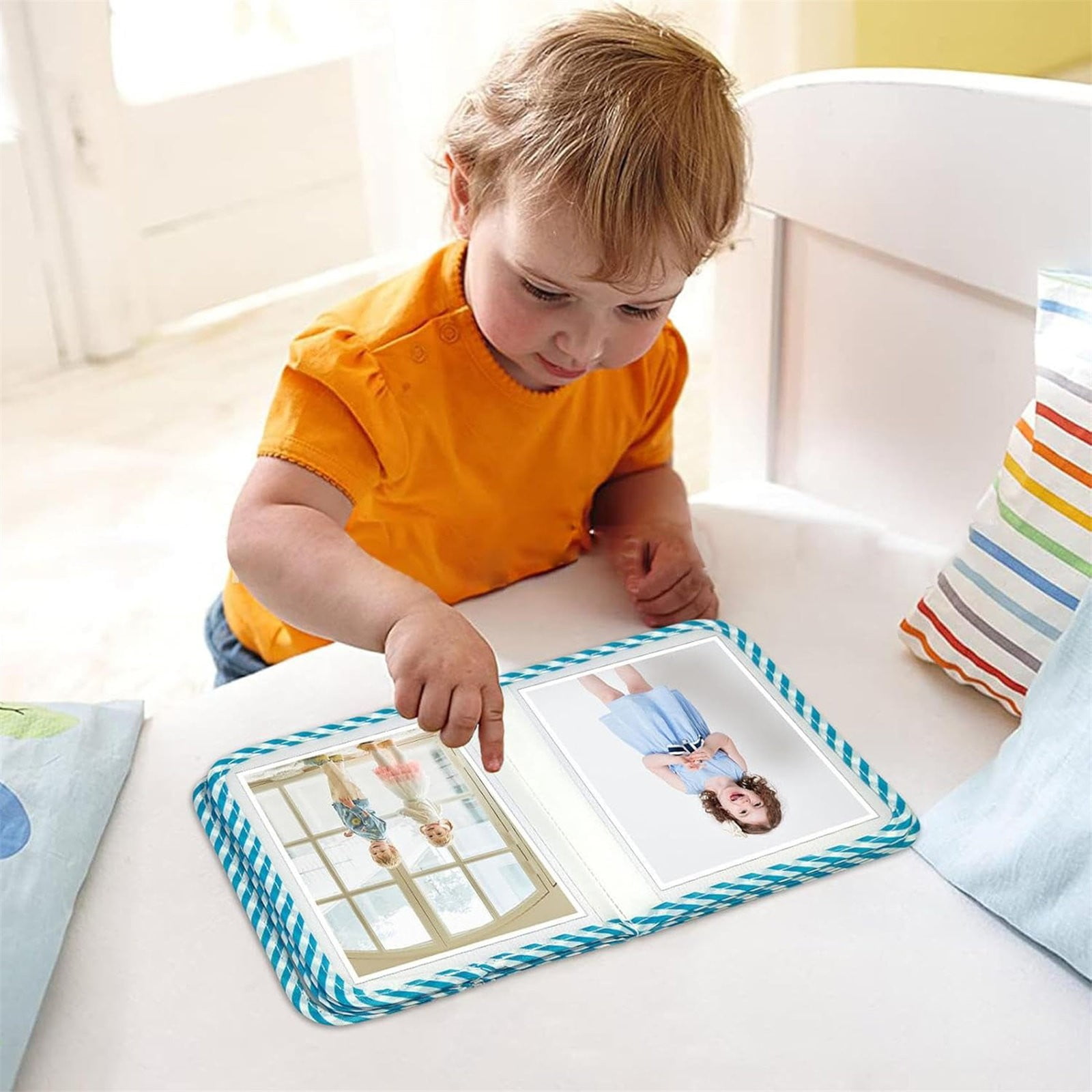 kjfeif Photo Album for Baby Animal Pattern Family Photo Album with Star ...