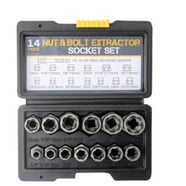 12 Piece Easy Out Small to Large Screw Extractor Kit Set Easy Out Screw ...