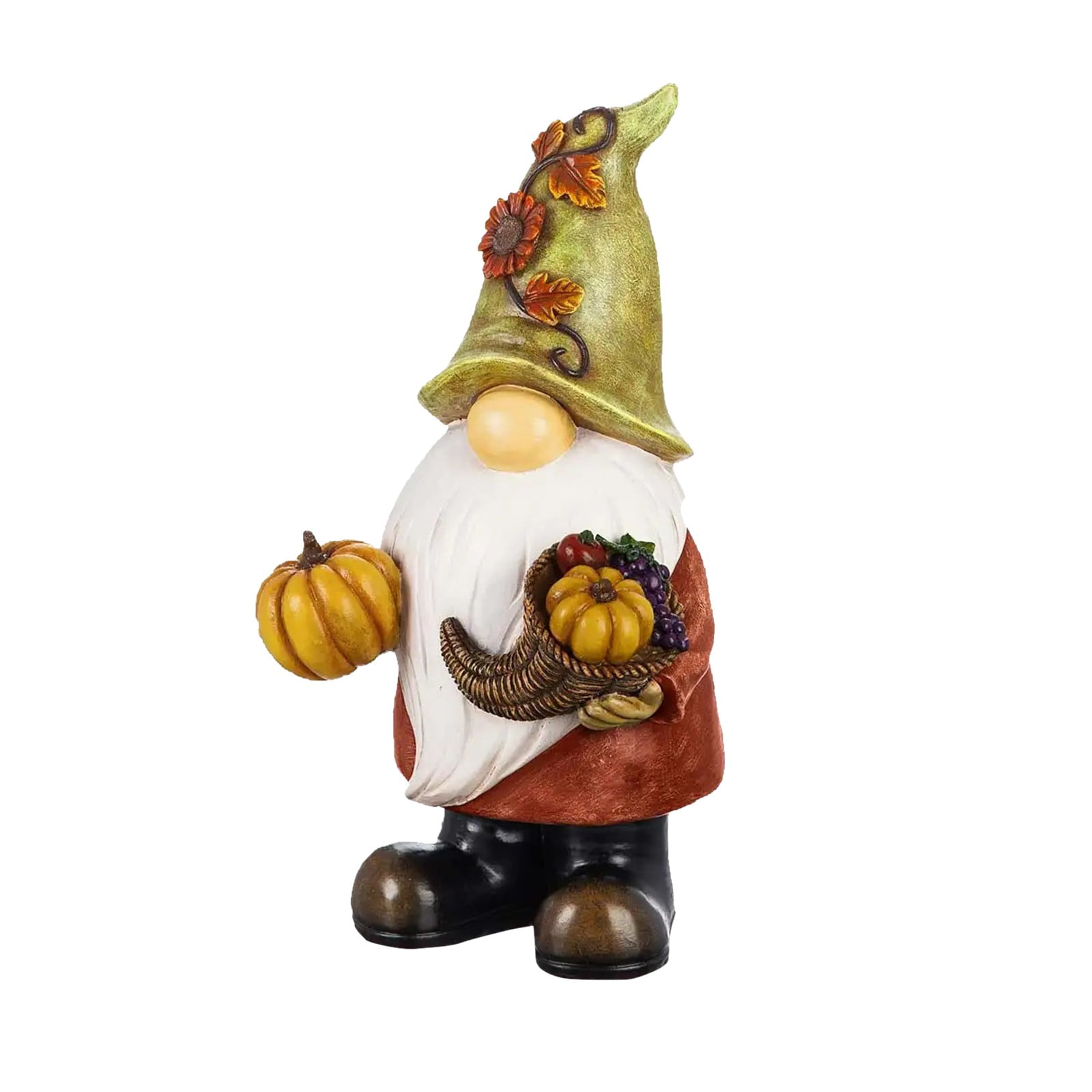 kjfeif Desktop ornament, Pumpkin Dwarf Dwarf Sculpture, Pumpkin Gnome ...