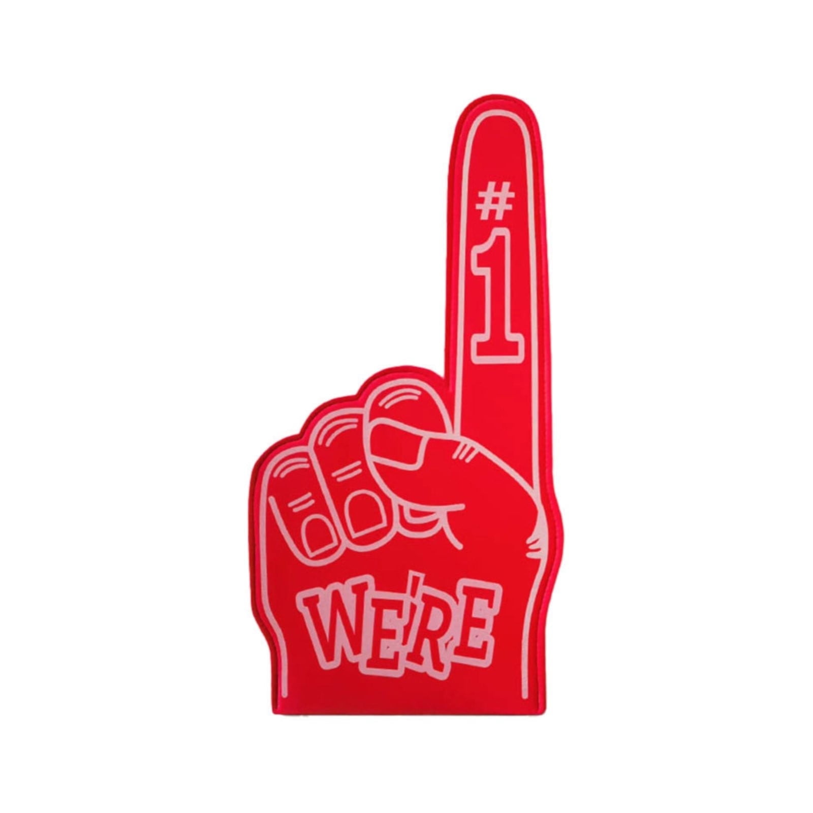 kjfeif 18 inch Giant Foam Finger We're Number 1 DIY Foam Hand ...