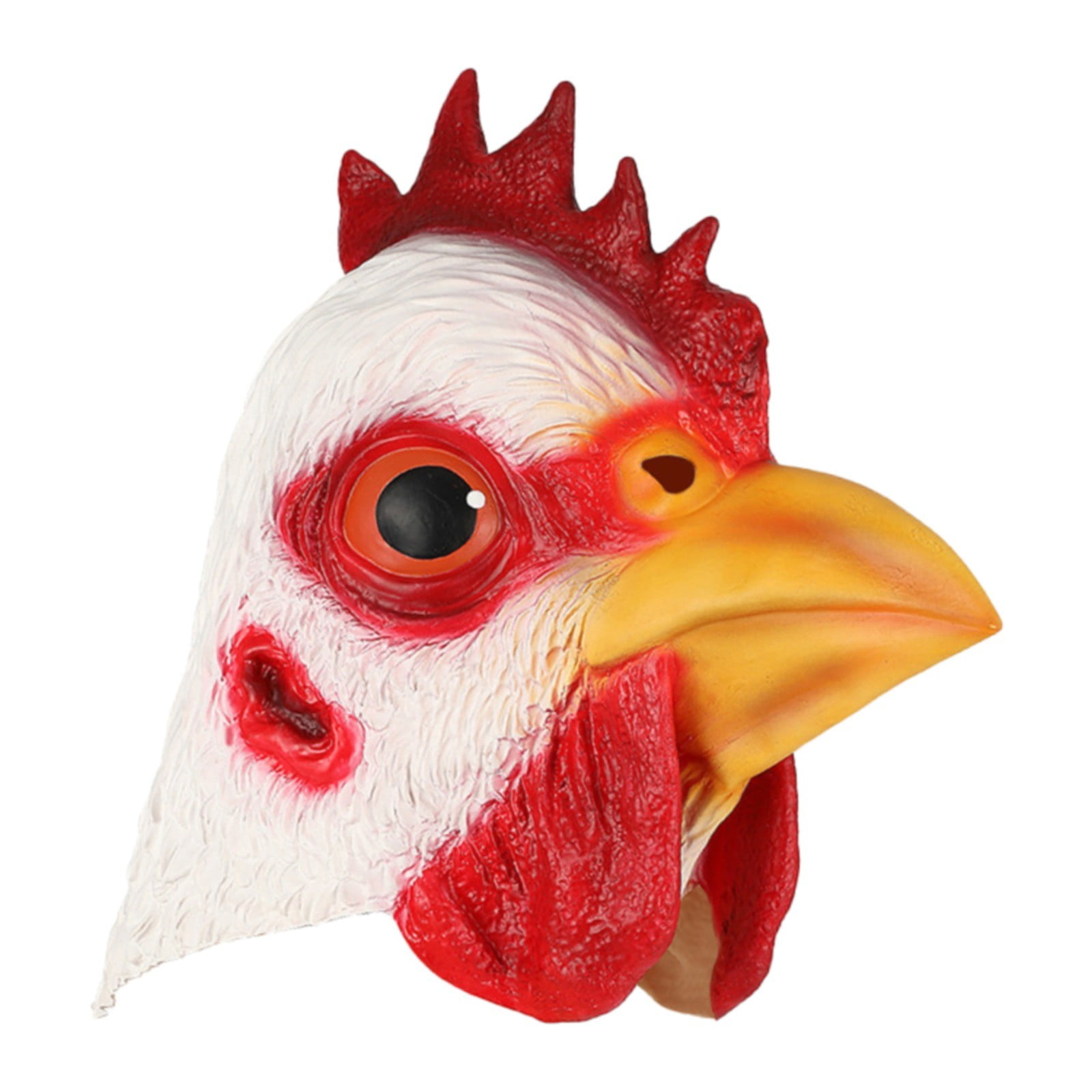 kjfeif Funny Plush Latex Hood Animal Props Halloween Masquerade Party ...