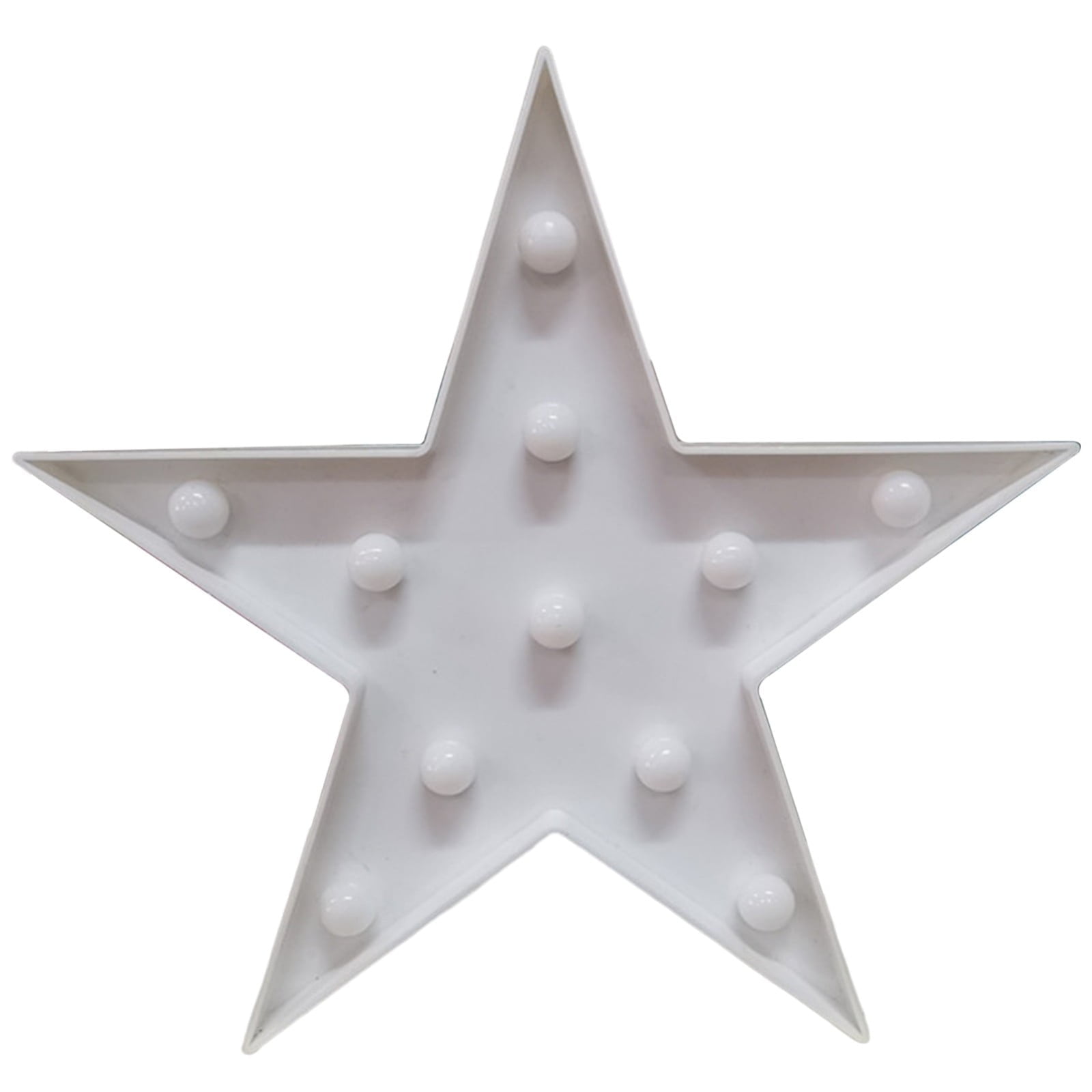 kjfeif Glitter LED Light Up Stars, Shiny Lighted Star 4th of July Decor, Battery Powered LED ...