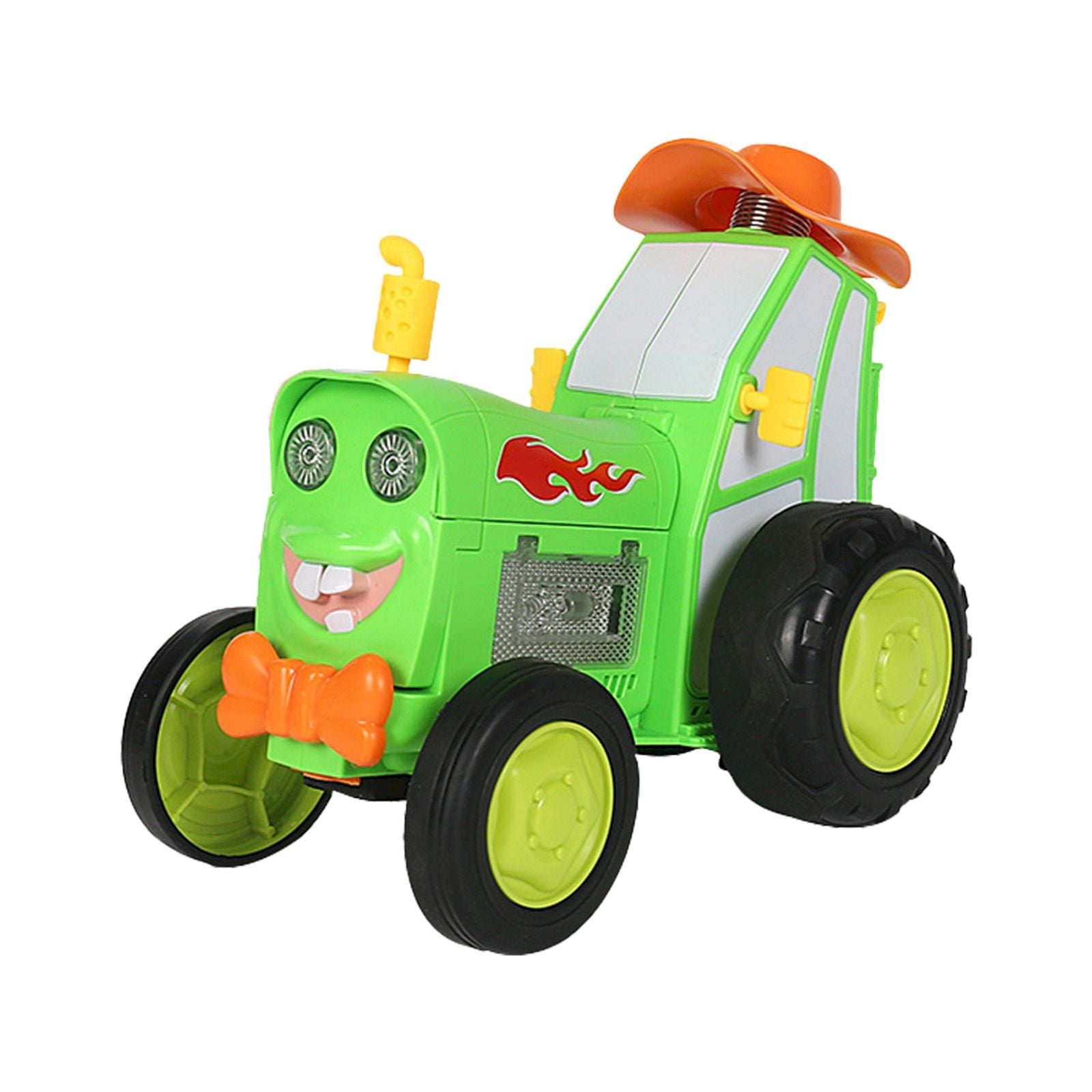 kjfeif Jump Remote Tractor Stunt Car, Crazy Jumping Car Toys, 360 ...