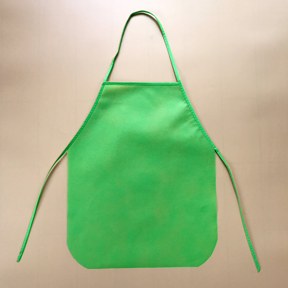 kjfeif Kids Solid Color Apron Adjustable Children Chef Art Smock for ...