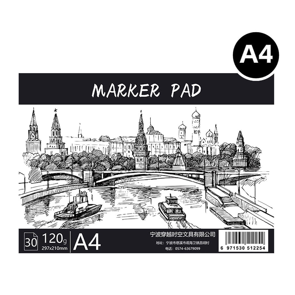 kjfeif Mark Pen Specialized Art Drawing and Sketching Book B5/A3/A4 ...