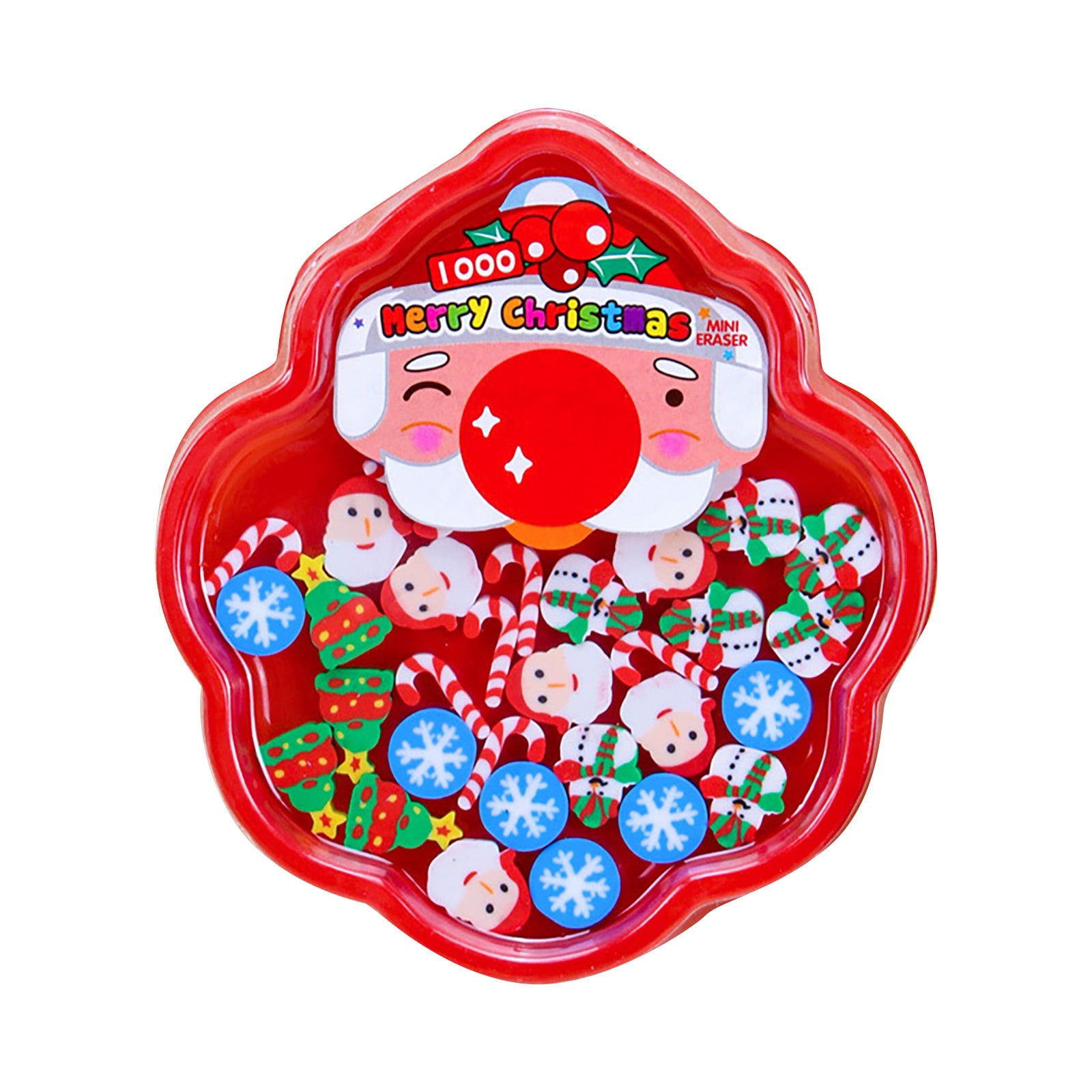kjfeif Mini Christmas Erasers for Kids Cute Erasers for Kids Party ...