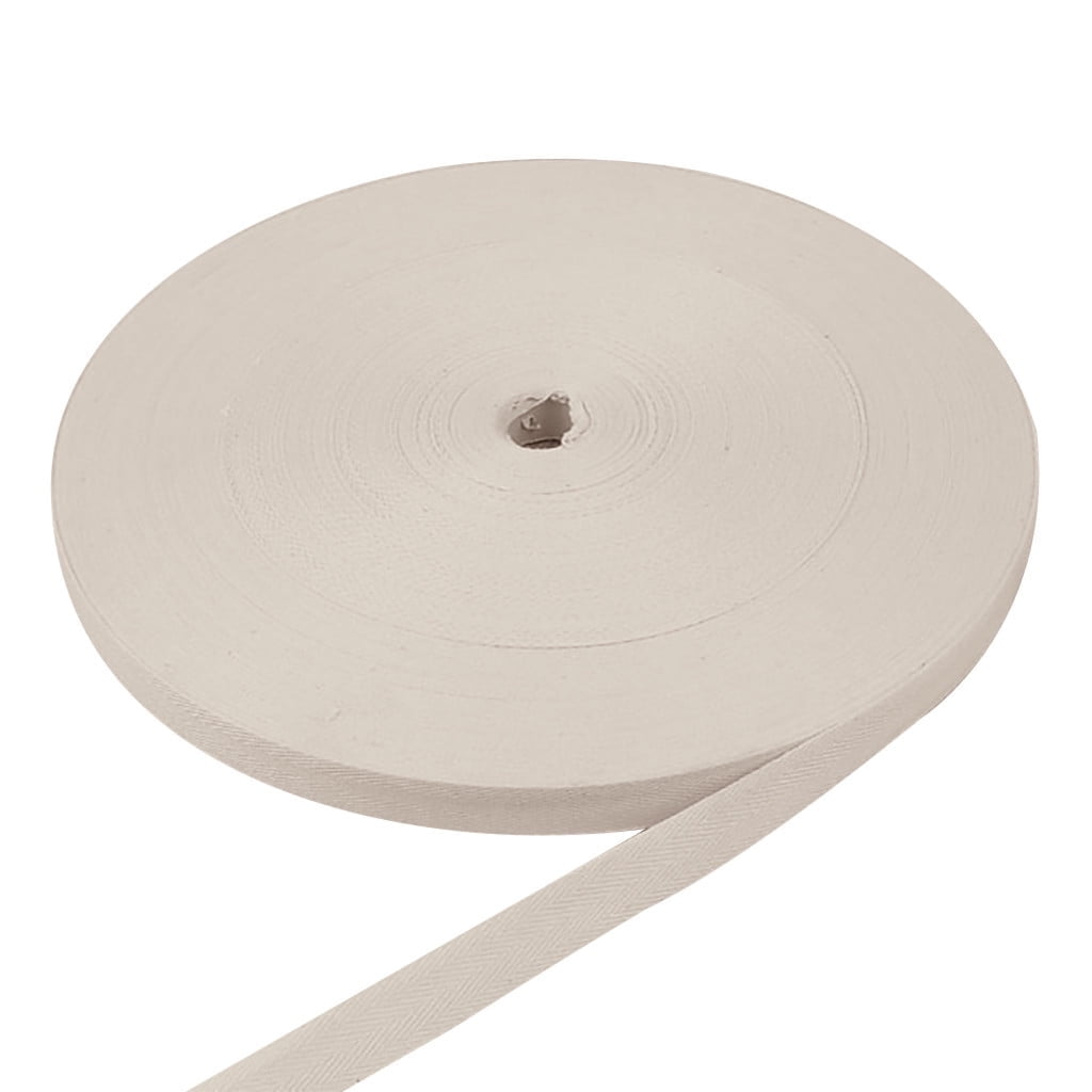 kjfeif Natural Cotton Twill Tape 20 mm Bunting Bias Tape Herringbone ...