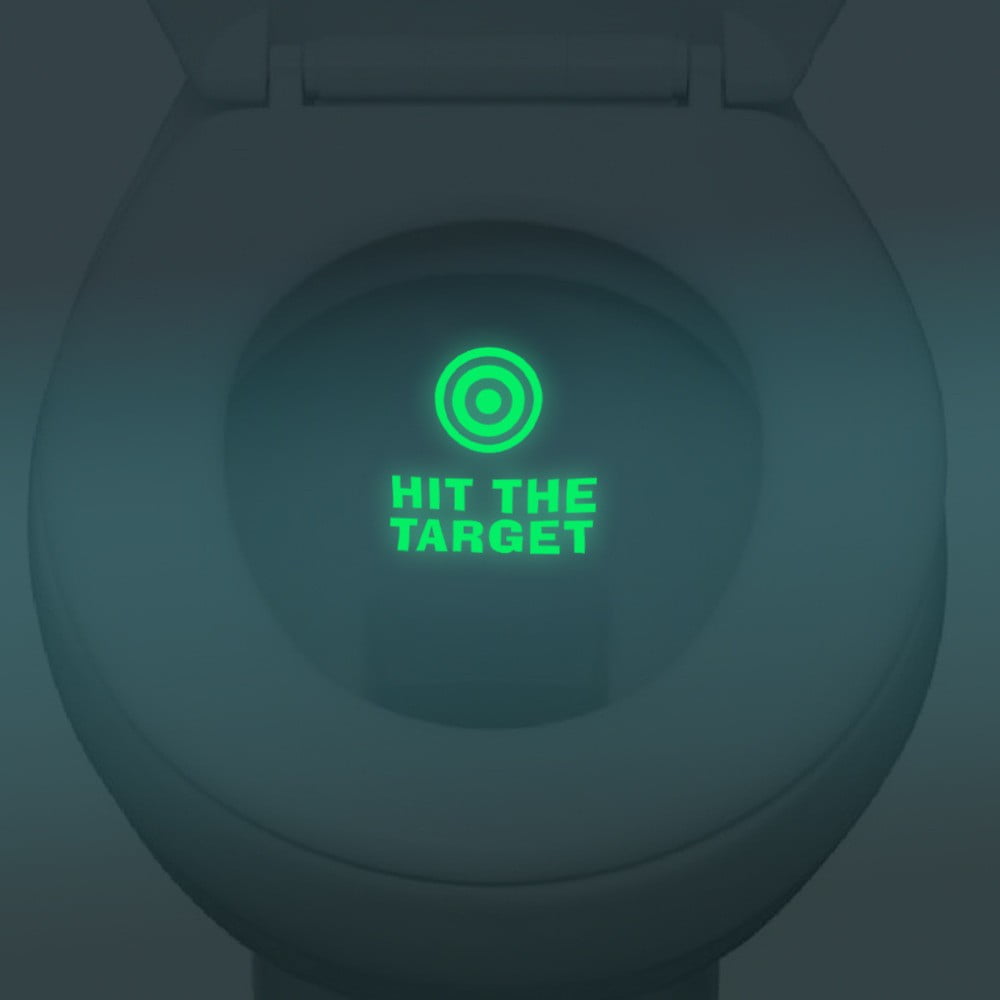 kjfeif PVC toilet Luminous toilet Waterproof Sticker,Bathroom Luminous ...