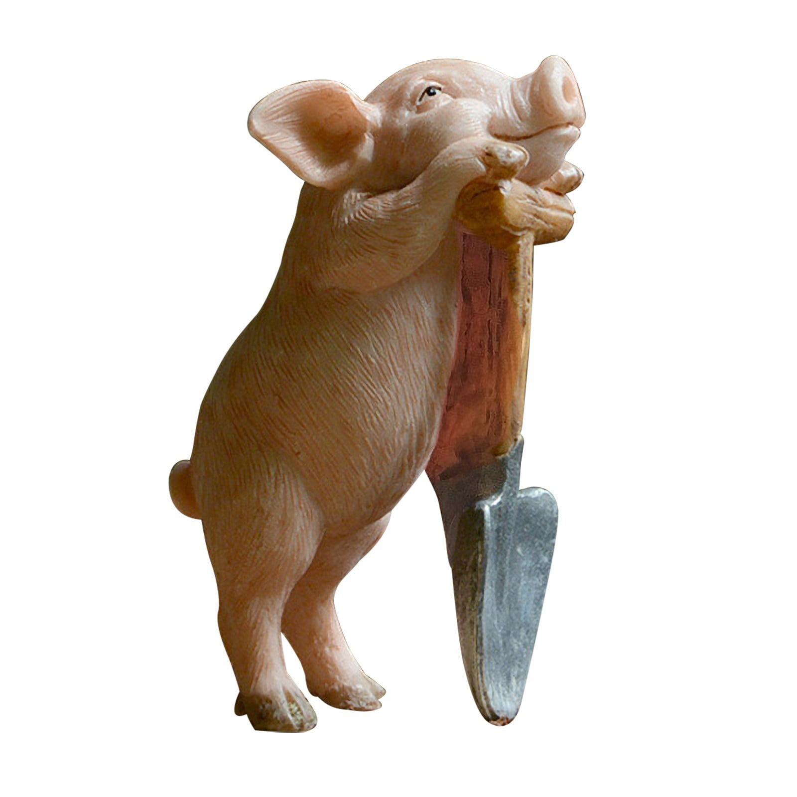 kjfeif Pig Statue Mini Pig Figurine, Resin Home Decor, Lucky Animal ...