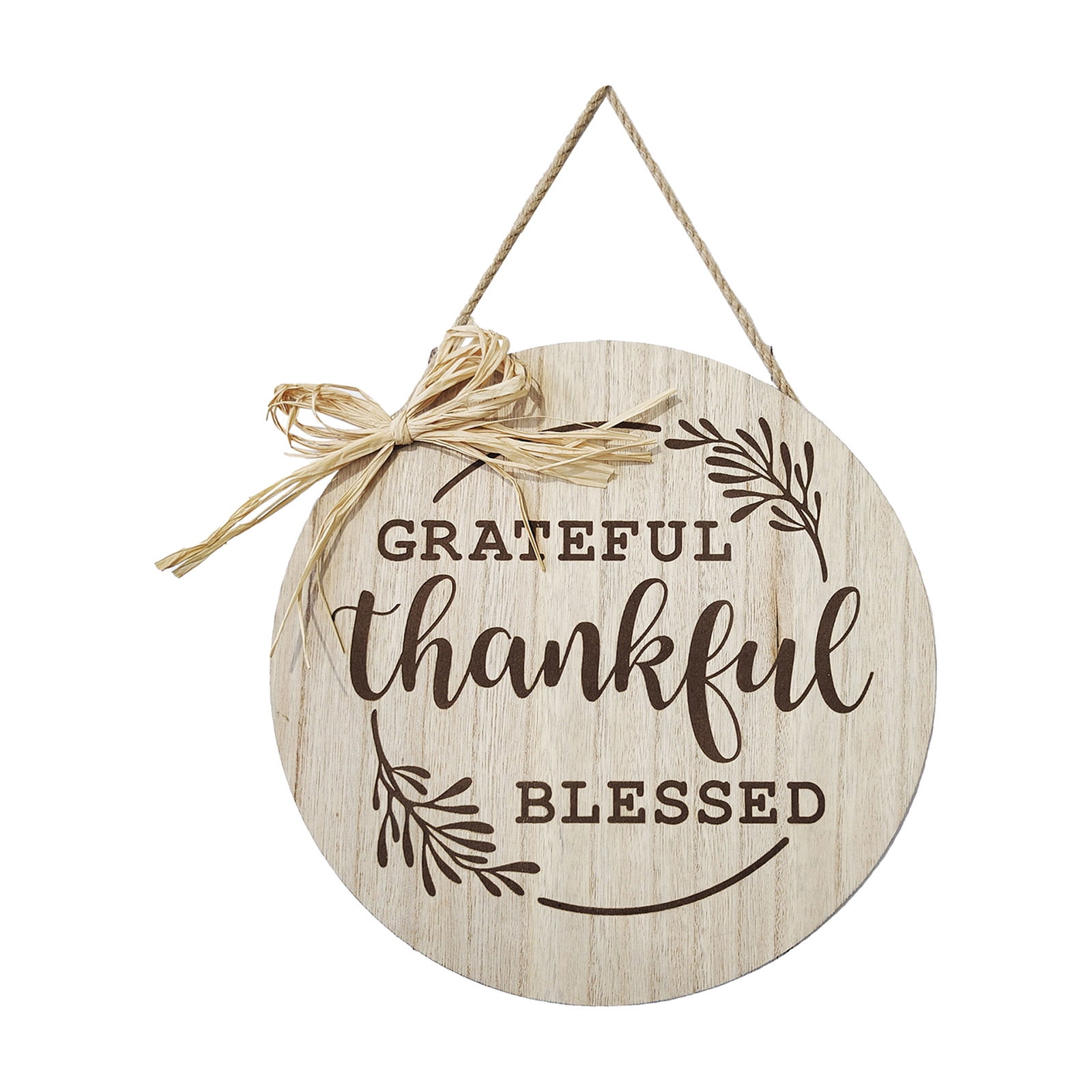 kjfeif Thanksgiving Thankful for Front Door Decor, Fall Maple Leaves ...