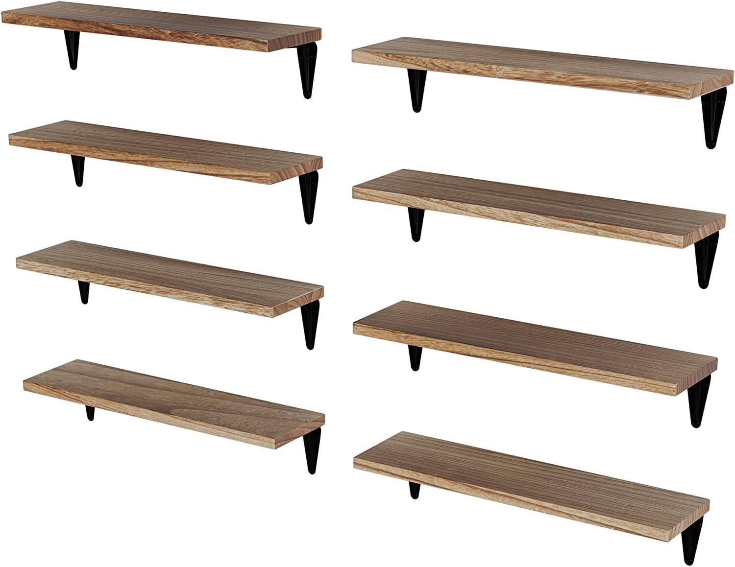 fhduf JKLCH LTKIF Floating Shelves for Wall 17"x 4.5" Rustic Bookshelf ...