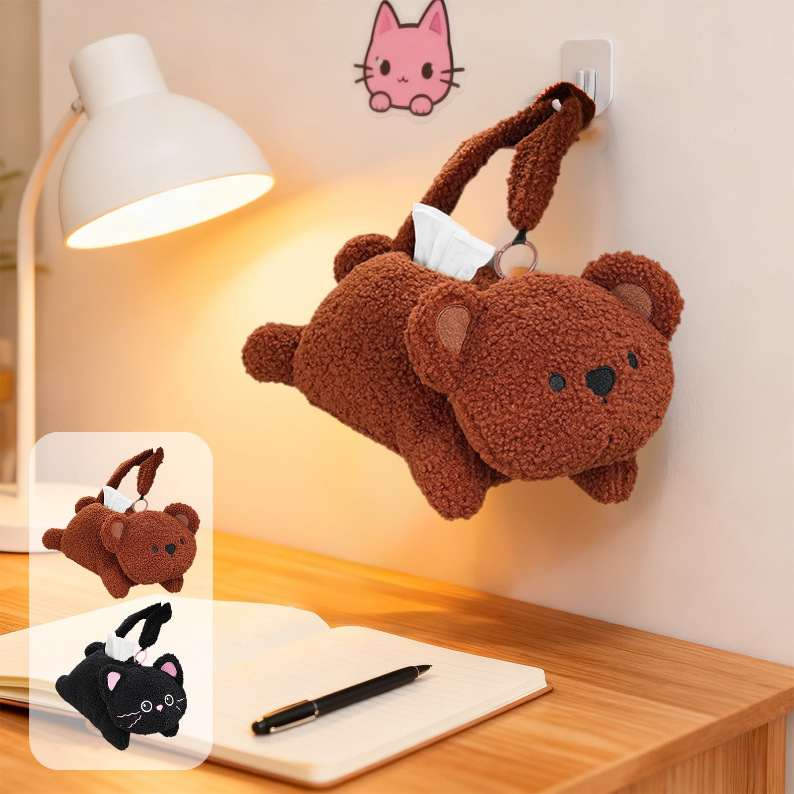 kkbbma under $5 2Pcs Hanging Tissue Box, Hanging Car Tissue Box, Soft ...