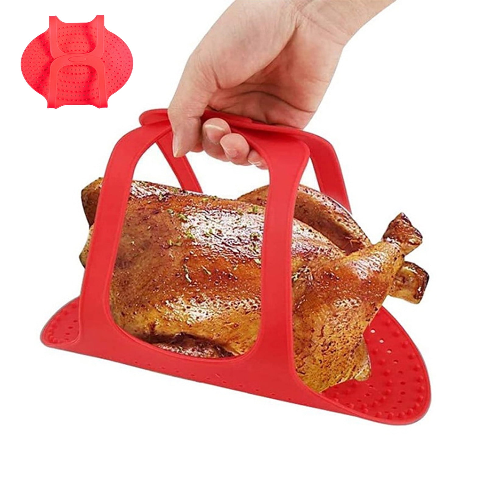 kkbbma under $5 Silicone Roast Lifter, Silicone Turkey Roast Lifter ...