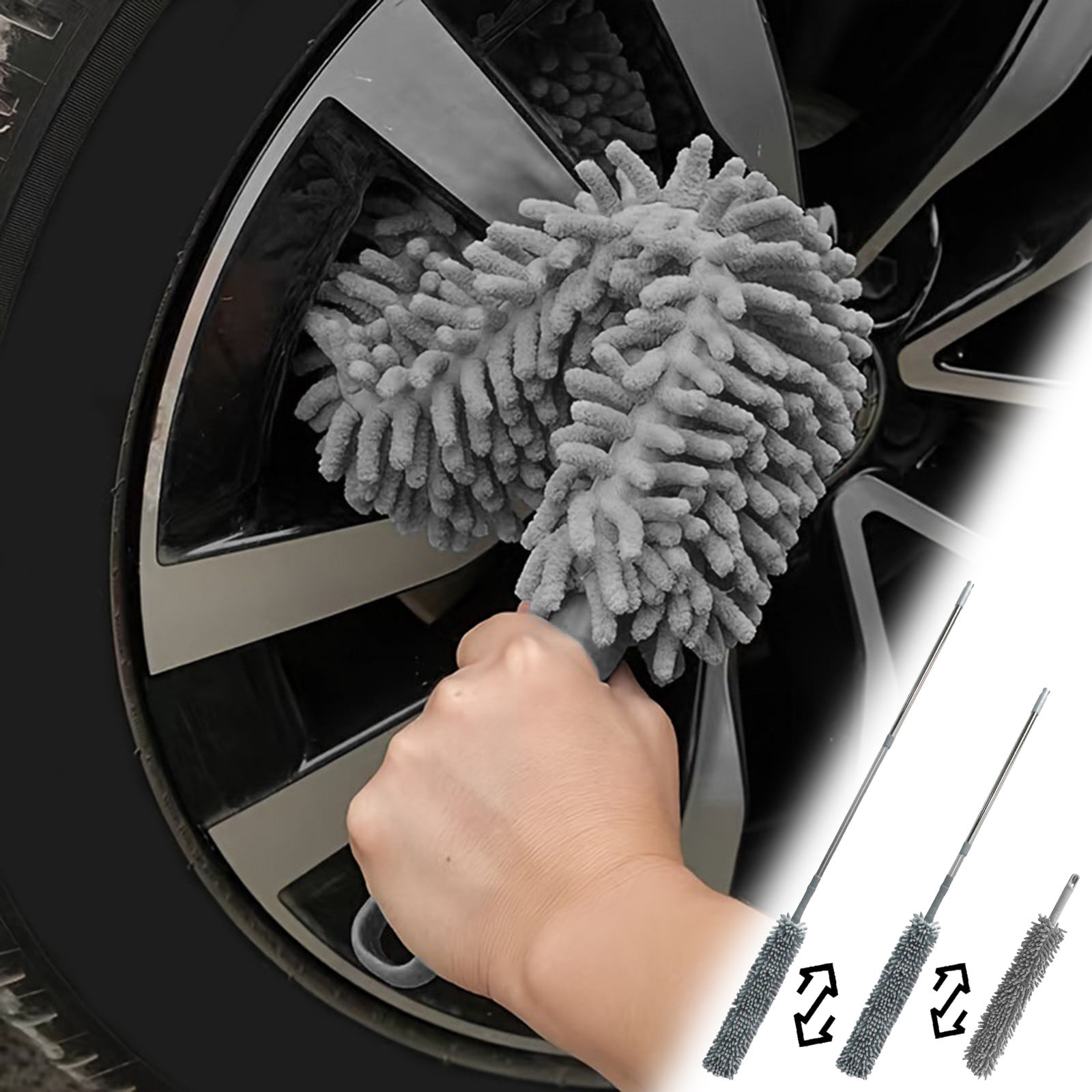 kkbbma Chenille Dusting Duster - Automotive Household Extended Cleaning ...