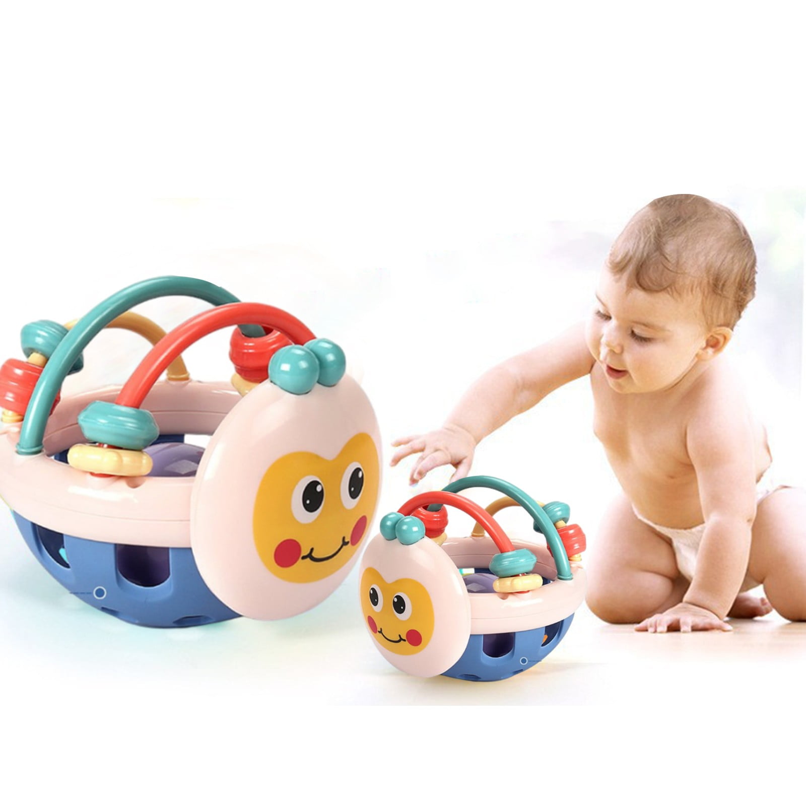 kkbbma Clearance Under $1 Baby Toys Sensory Rattle Balls - Hand Grip ...