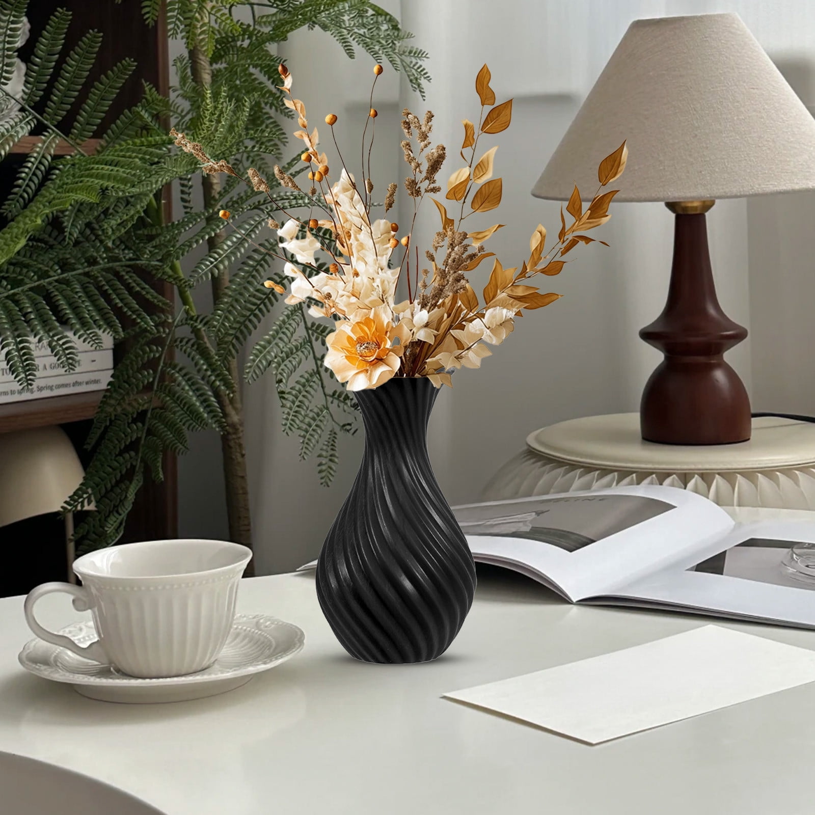 kkbbma Clearance under $5 2 Pack Flower Vases for Home Decor Aesthetic ...