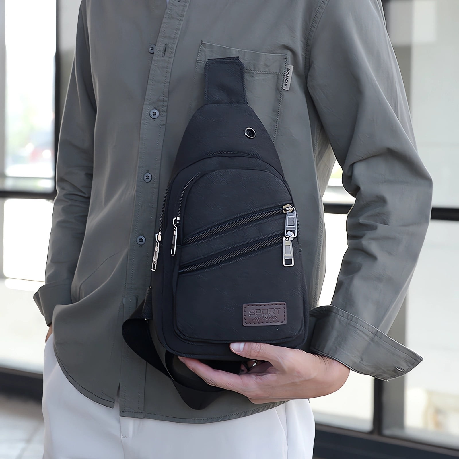 kkbbma Crossbody Bags Sling Backpack - Crossbody Bags for Women Men ...
