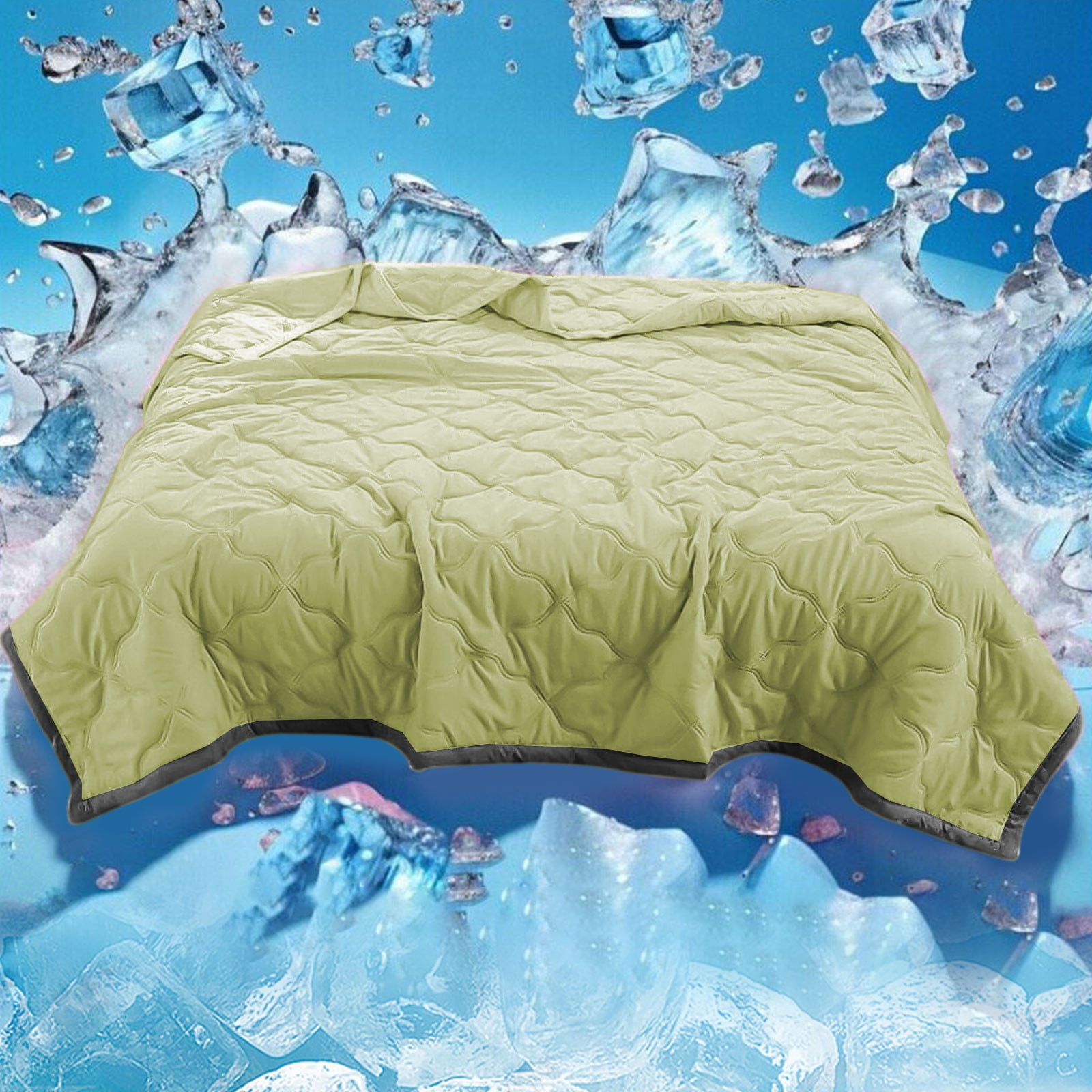 kkbbma Clearance under $5 Cooling Comforter Queen, Cold Touch Fabric ...