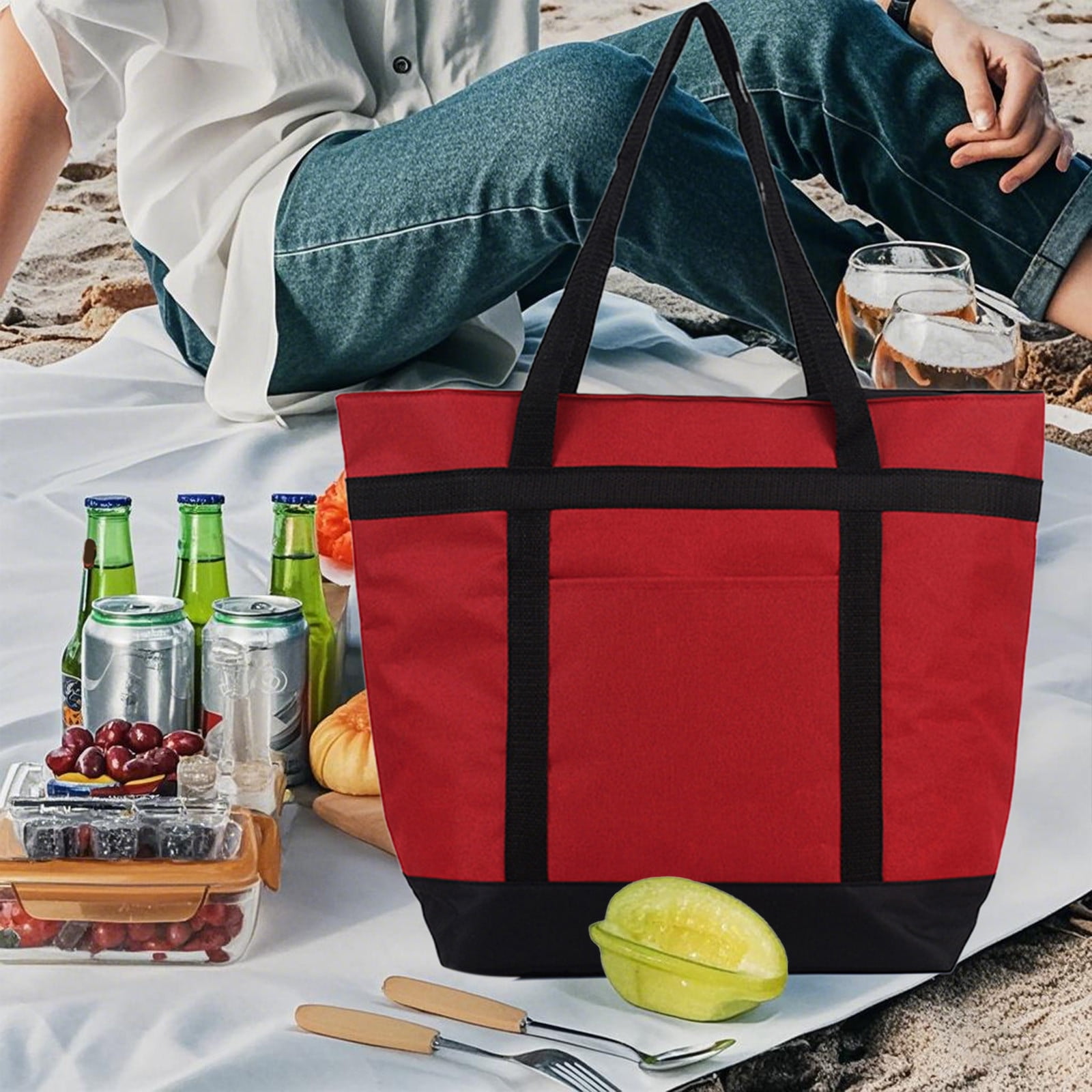 kkbbma Clearance under $5 Insulated Cooler Bag - Premium, Collapsible ...