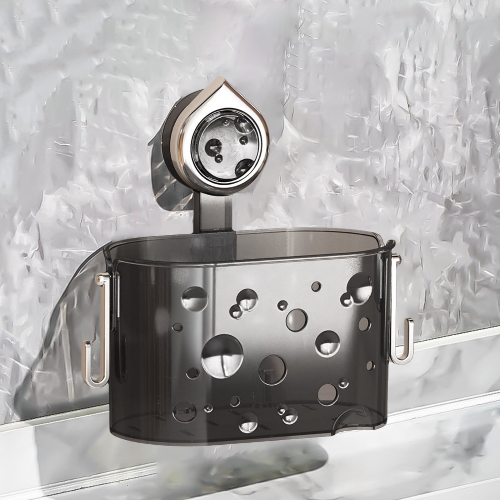 kkbbma Clearance under $5 No-Drill Bathroom Suction Storage Box ...