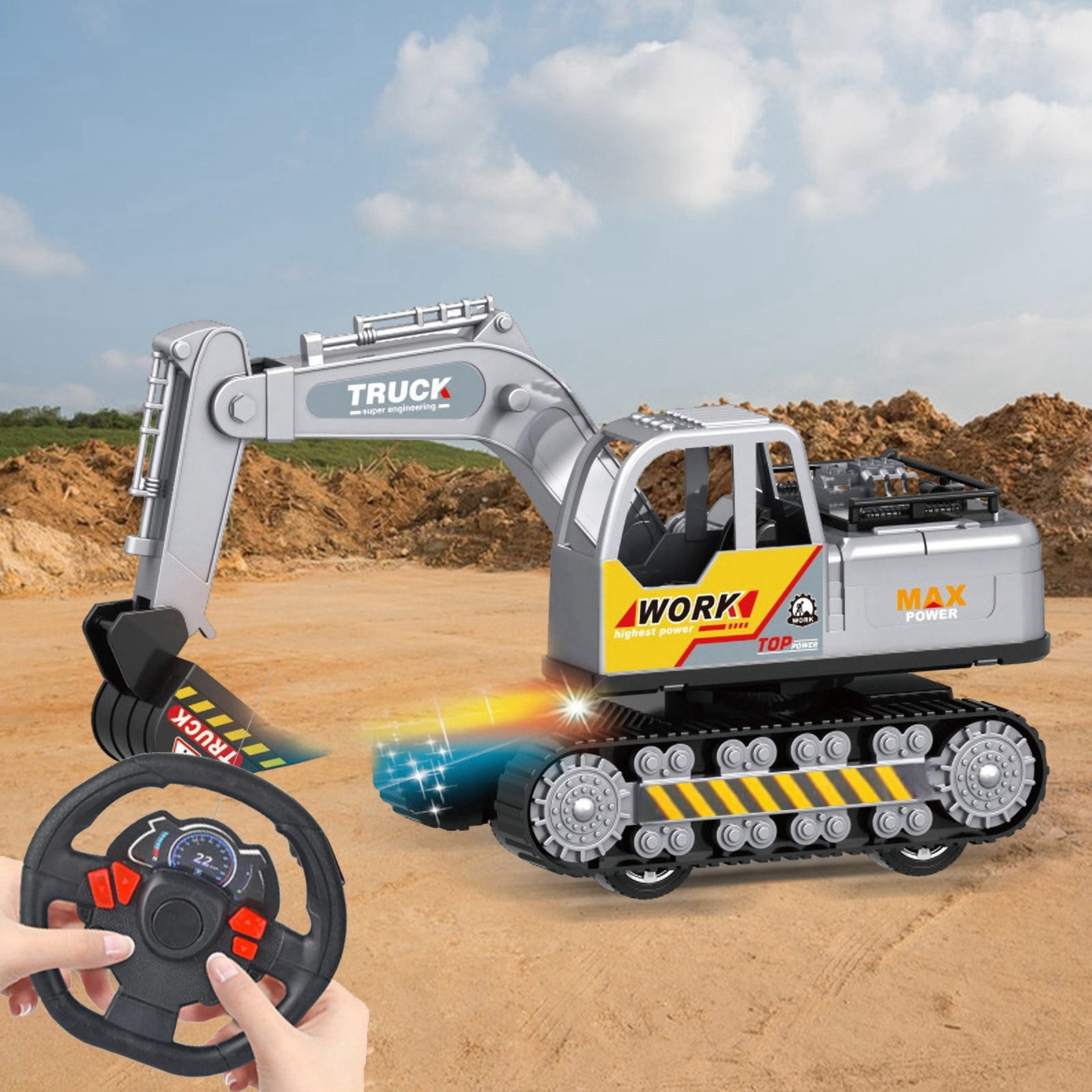 kkbbma Clearance Kids Toys Construction Truck Toddler Toys Car ...