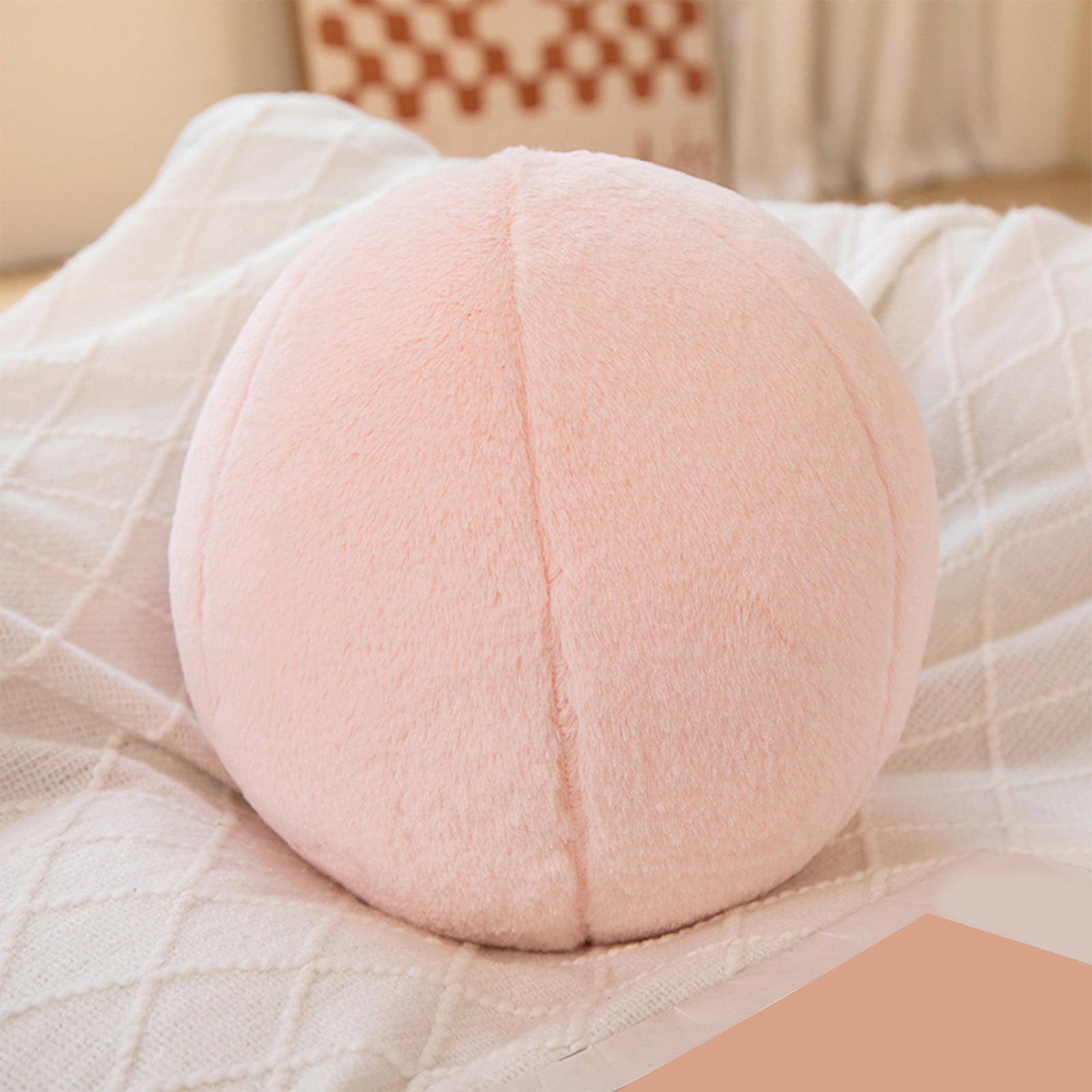 kkbbma Round Ball Hugging Pillow Stuffed Ball Plush Toy - 11 Inches ...