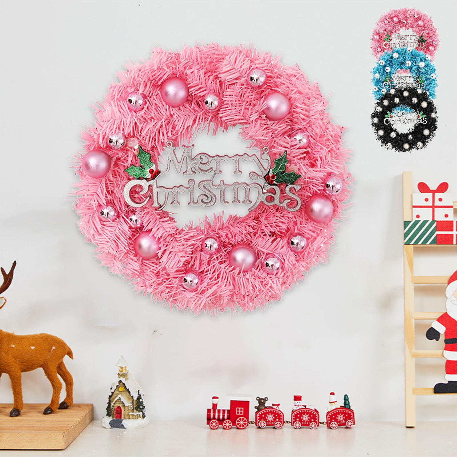 kkbbma Clearance Under $1 Christmas Decoration Wreath - Christmas ...