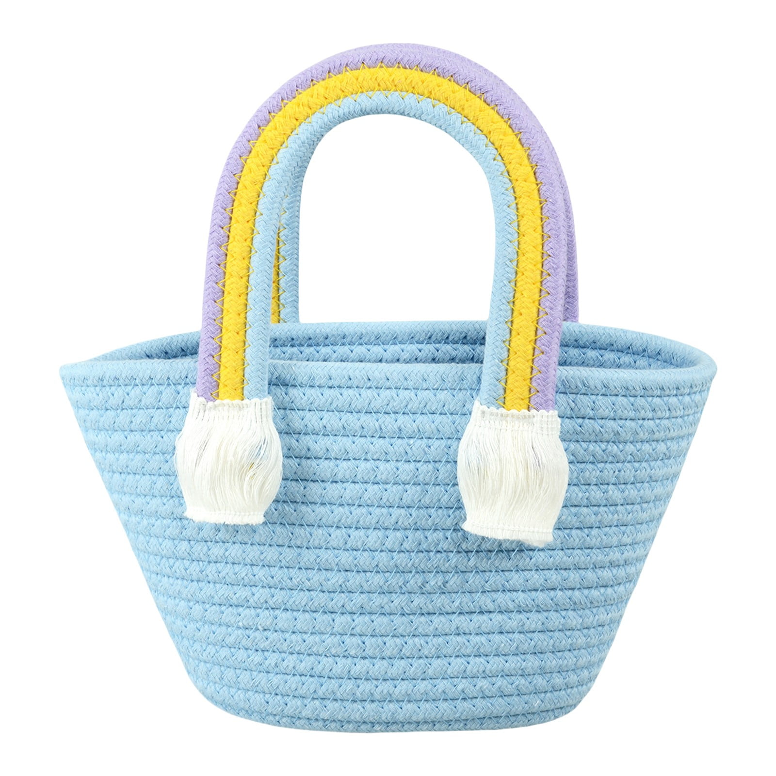 kkbbma Clearance Under $1 Rope Woven Bag - Handbag Picnic Basket Cotton ...