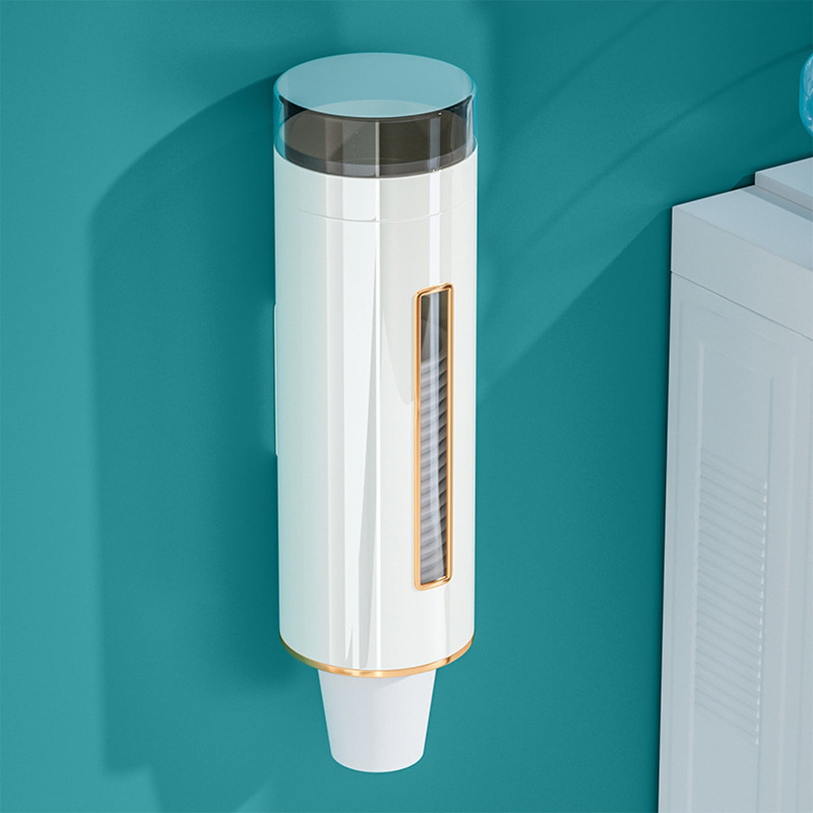 kkbbma Cup Dispenser Wall Mounted Bathroom Cup Holder under $5 ...