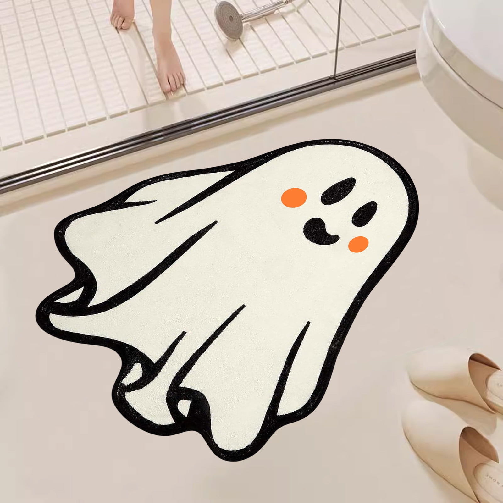kkbbma under $5 Halloween Ghost Bath Mat - Halloween Bathroom ...
