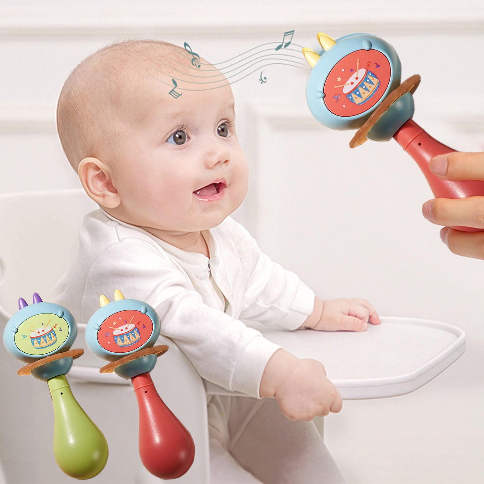 kkbbma Kids Toys Clearance under $5 Baby Rattles Toys, Infant Grab ...