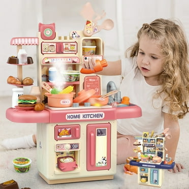 Step2 Grand Walk-in Gray Classic Kitchen & Grill Plastic Kids Kitchen ...