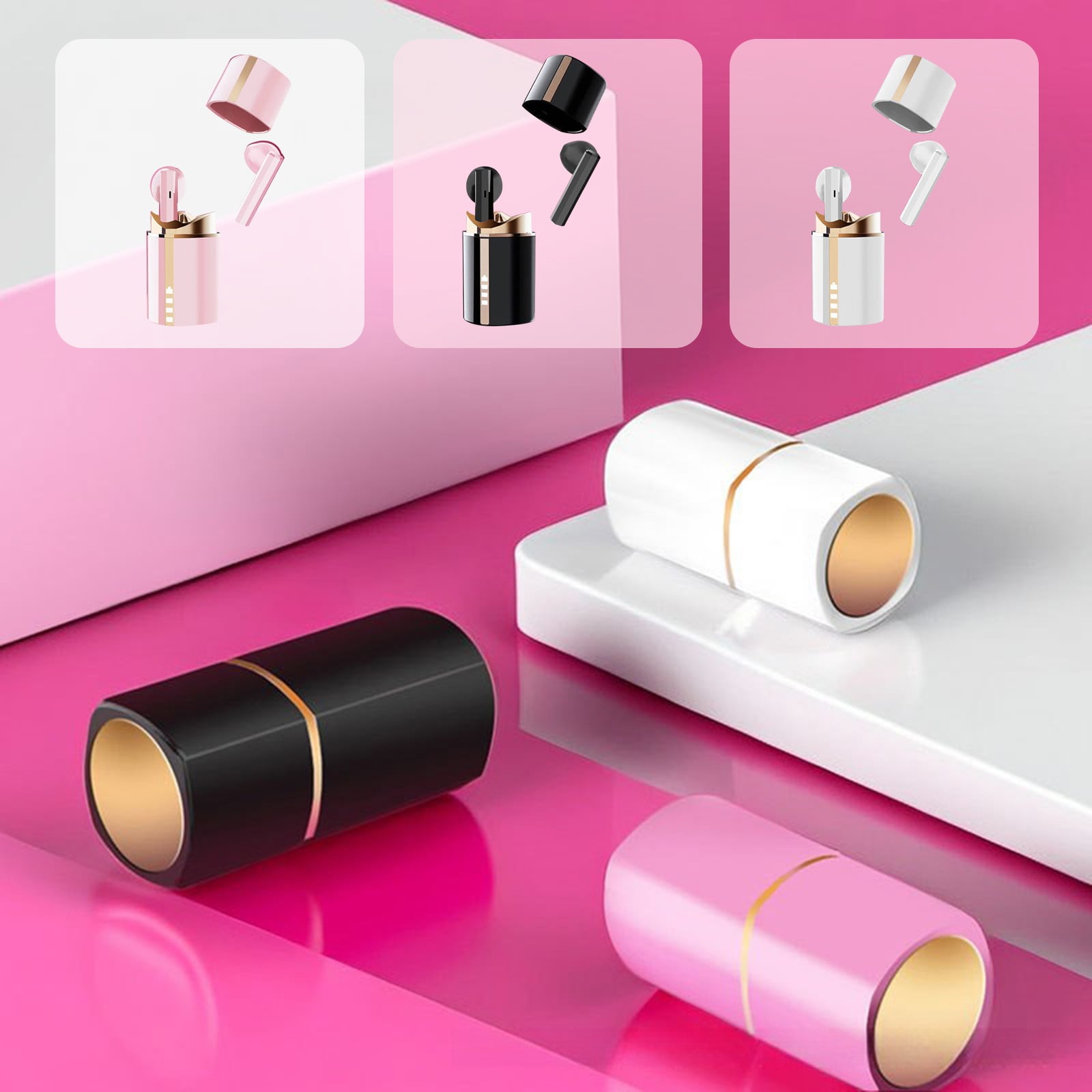 kkbbma Savings Clearance Wireless Ear Buds - Lipstick Wireless ...