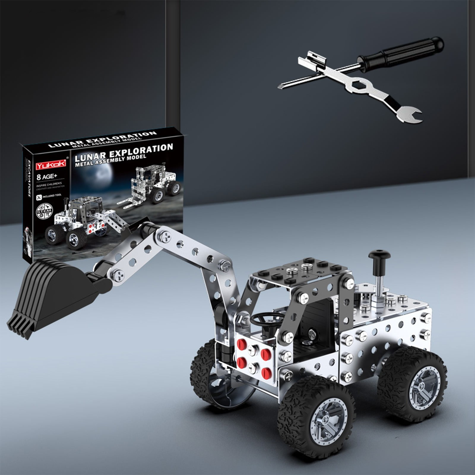 kkbbma Metal Model Car Kits Savings - Children's Disassembly Toy ...