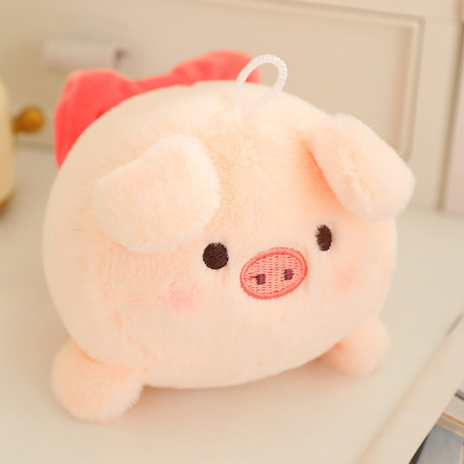 Toys under $5! kkbbma Pull String Plush Pig Toy,Wind-up Clockwork ...