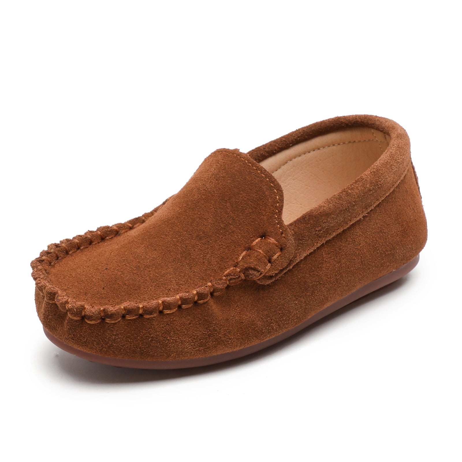 kkdom Boys Girls Moccasins Loafers Shoes Slip-on Flats Dress Shoes ...
