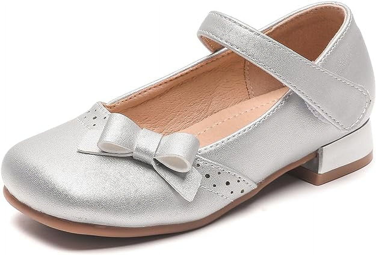 kkdom Girls Mary Jane Dress Shoes Ballet Flats for Girl Wedding Party ...