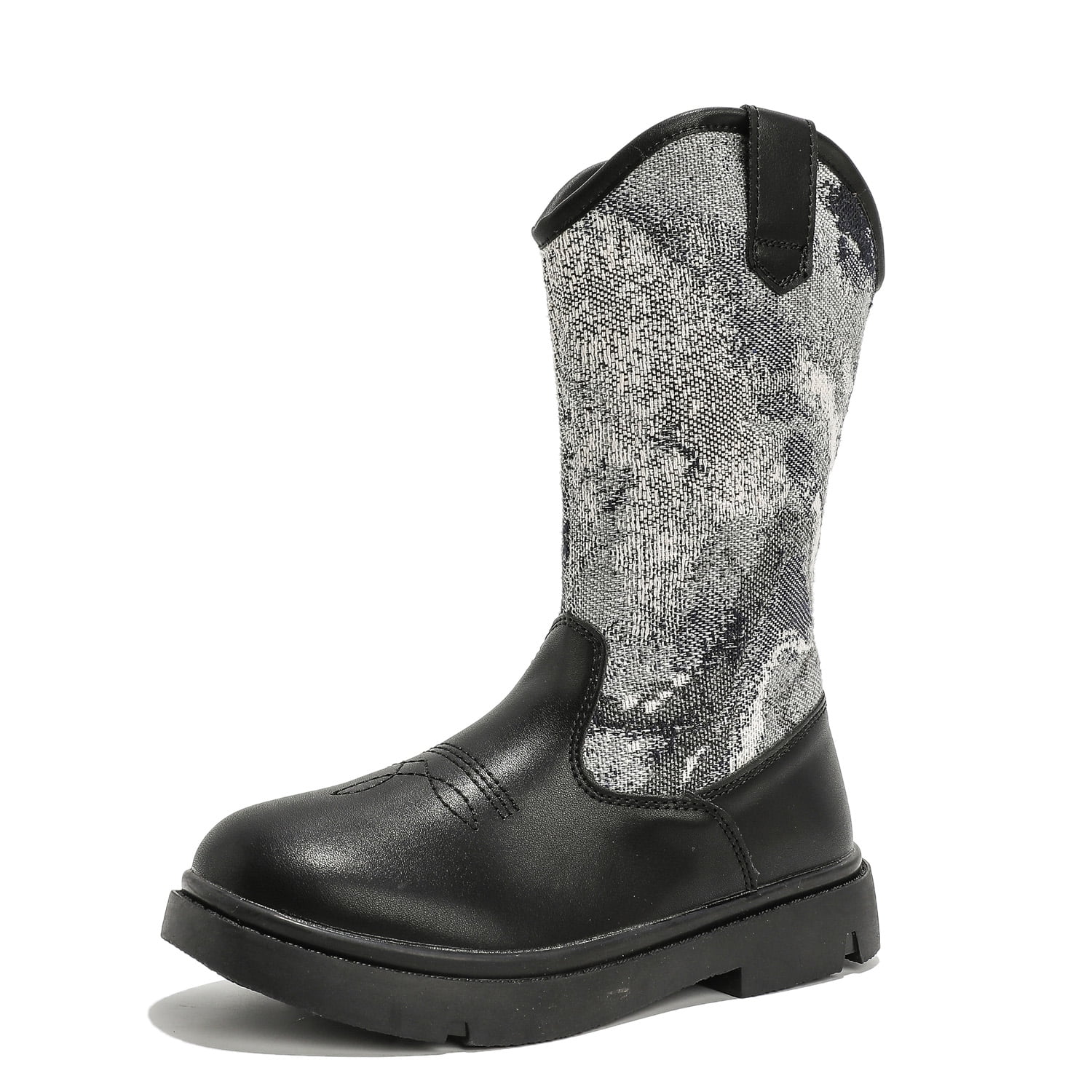 kkdom Kids Cowgirl Boots Girls Cowboy Western Lightweight Mid Calf ...