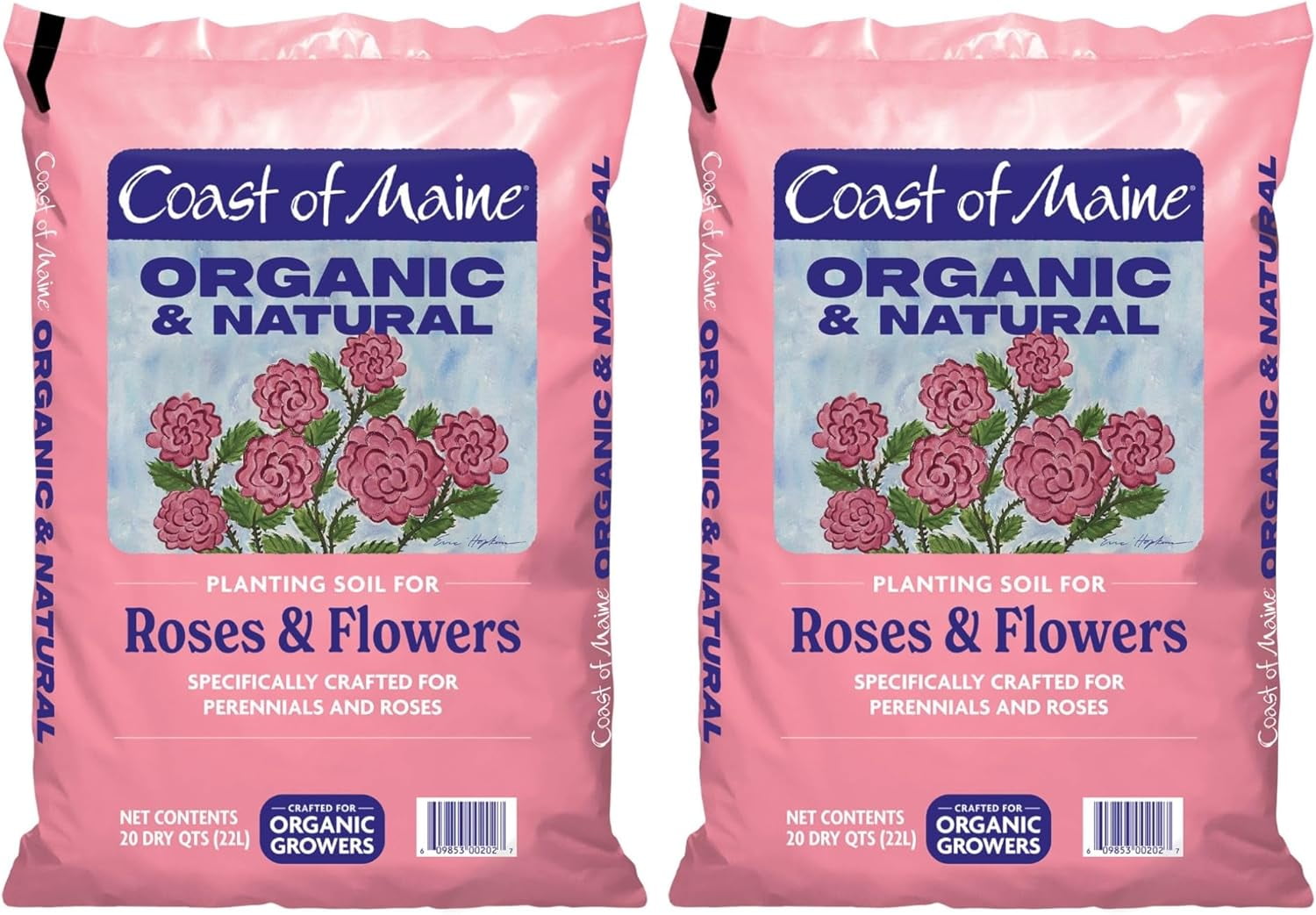 kklefc of Maine Organic & Natural Planting Soil for Roses & Flowers ...