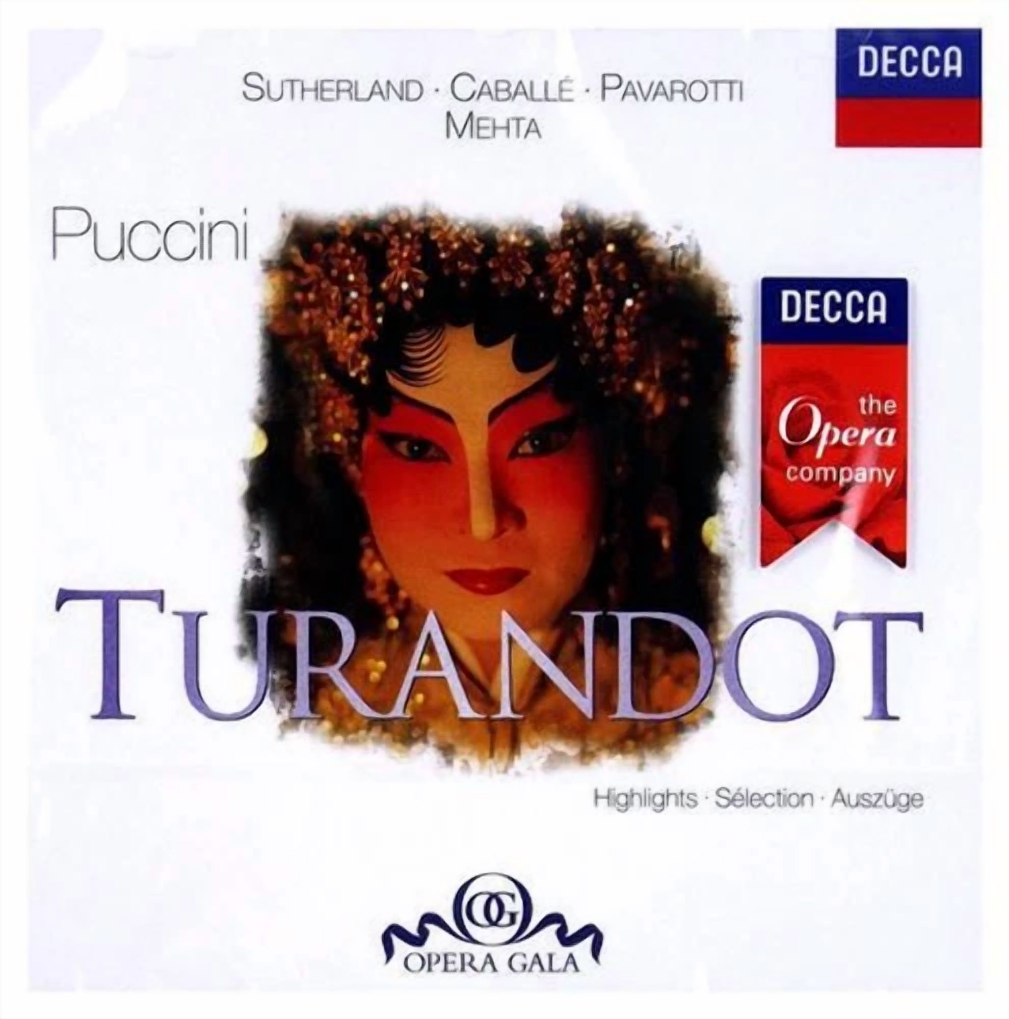 kktune - Puccini: Turandot (Highlights) / Mehta, Sutherland - Music CD ...
