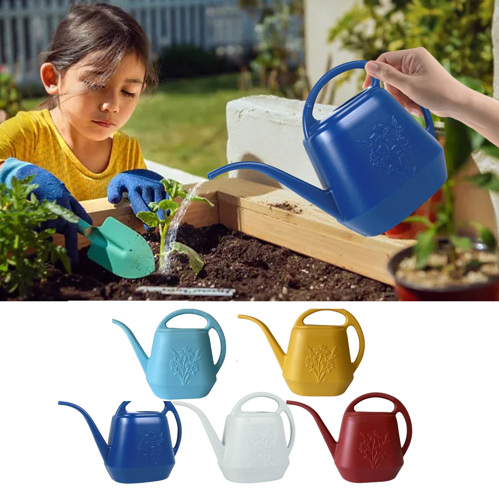 kladzum 1 Gallon Watering Can for Indoor Plants, Small Watering Cans ...