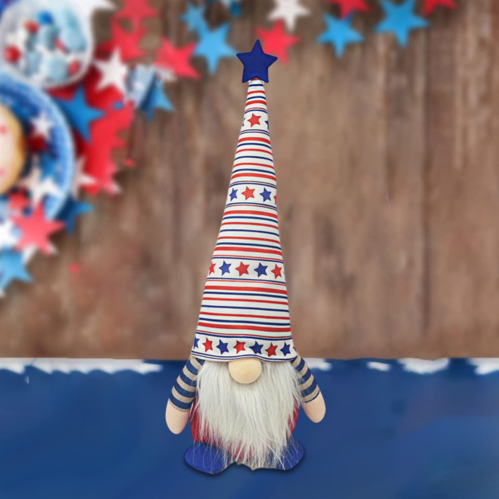 kladzum 4th of July Decorations Memorial Day Gnomes Decorations Independence Day Faceless Doll ...