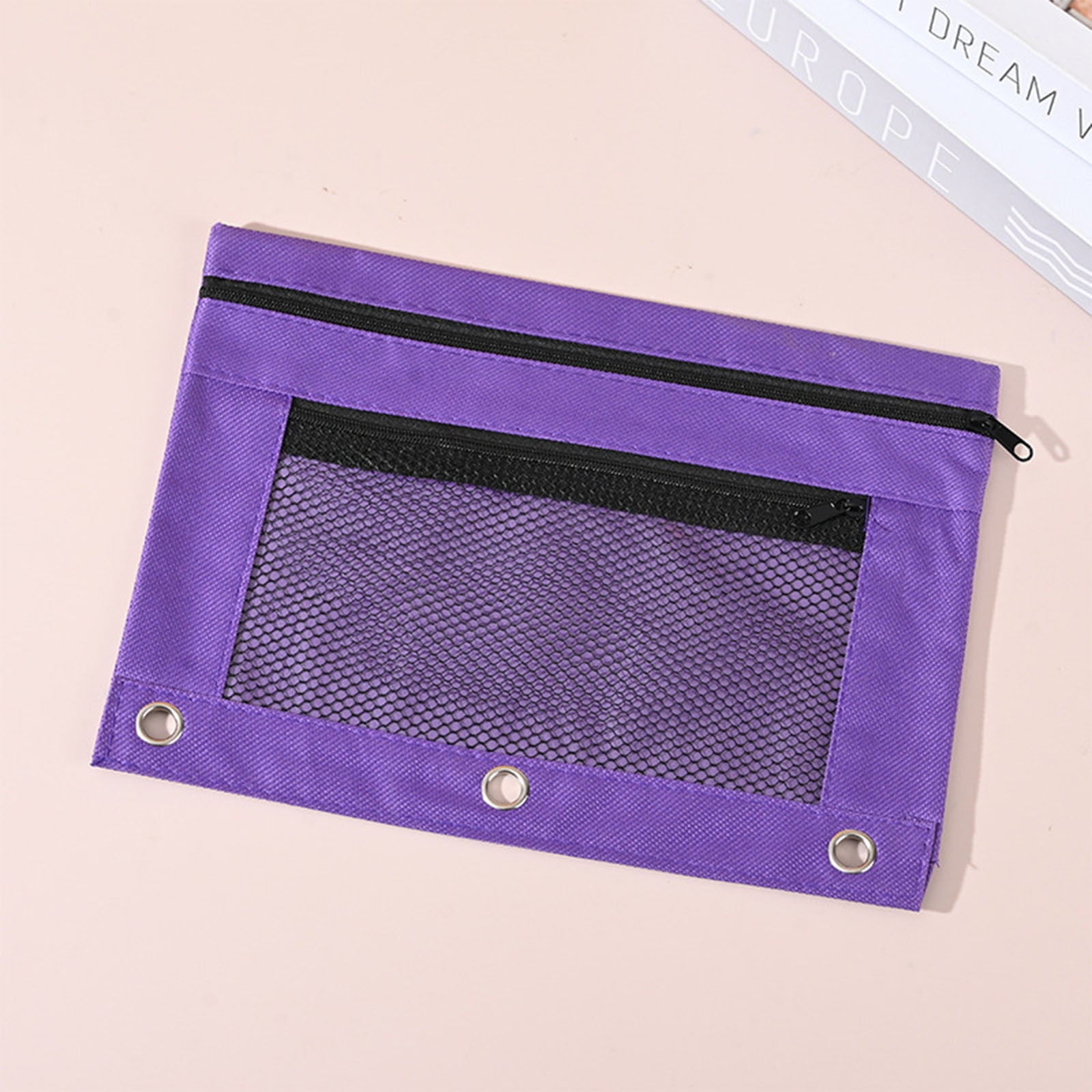 kladzum 5Pc Pencil Pouch for 3 Ring Binder Colorful Pencil Case with ...