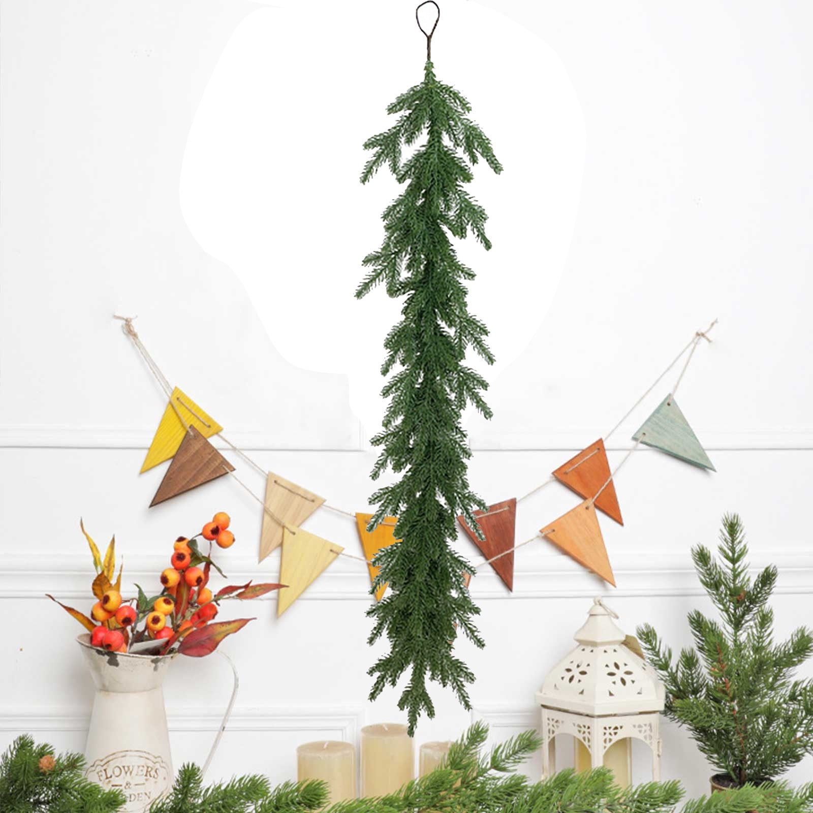 kladzum Artificial Five Forked Tail Decoration 47.43Inch Realistic ...