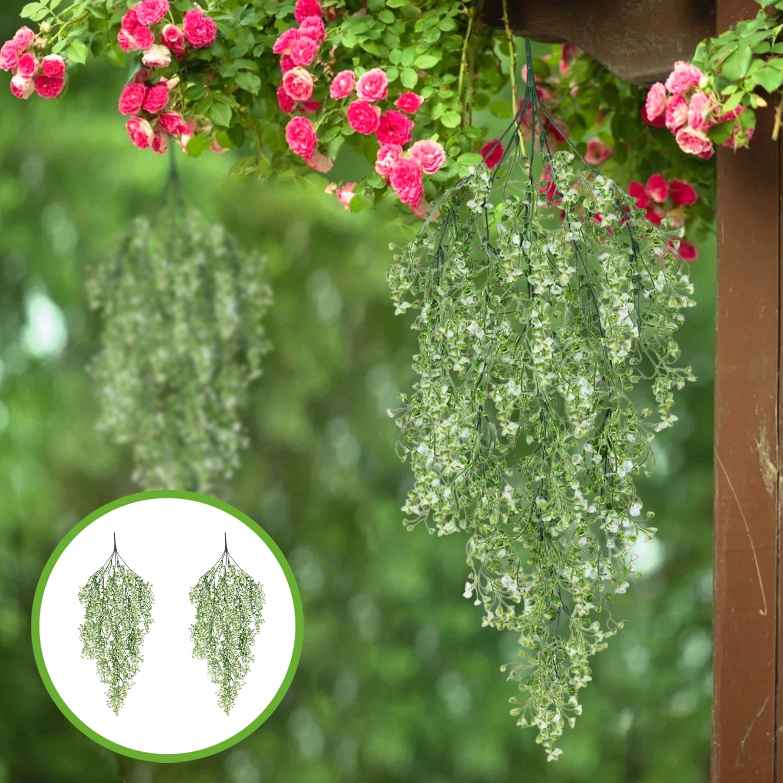 kladzum Artificial Flowers Simulation Admiralty Willows Green Plants ...