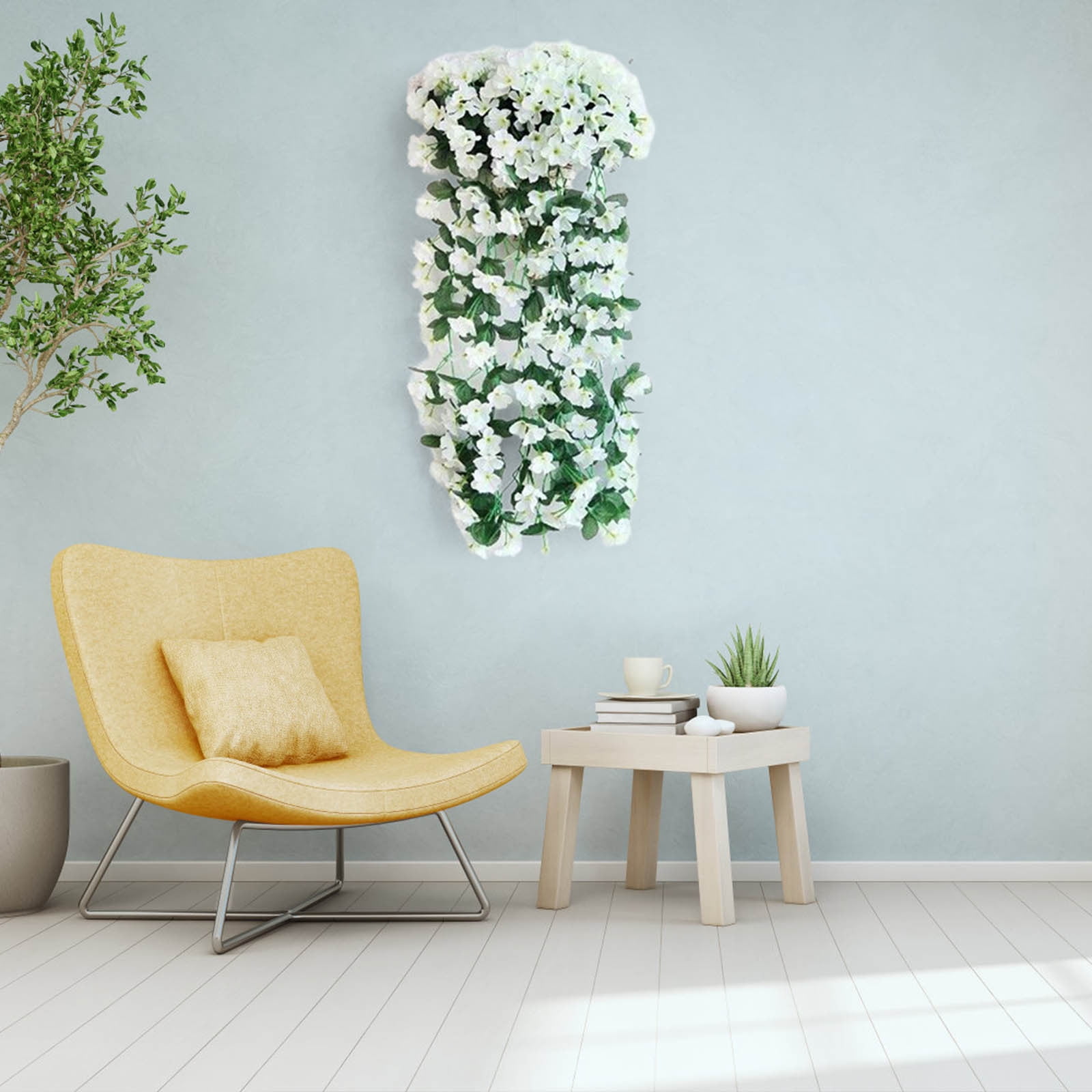 kladzum Artificial Hanging Flowers, Simulated Rose Bouquets Fake ...