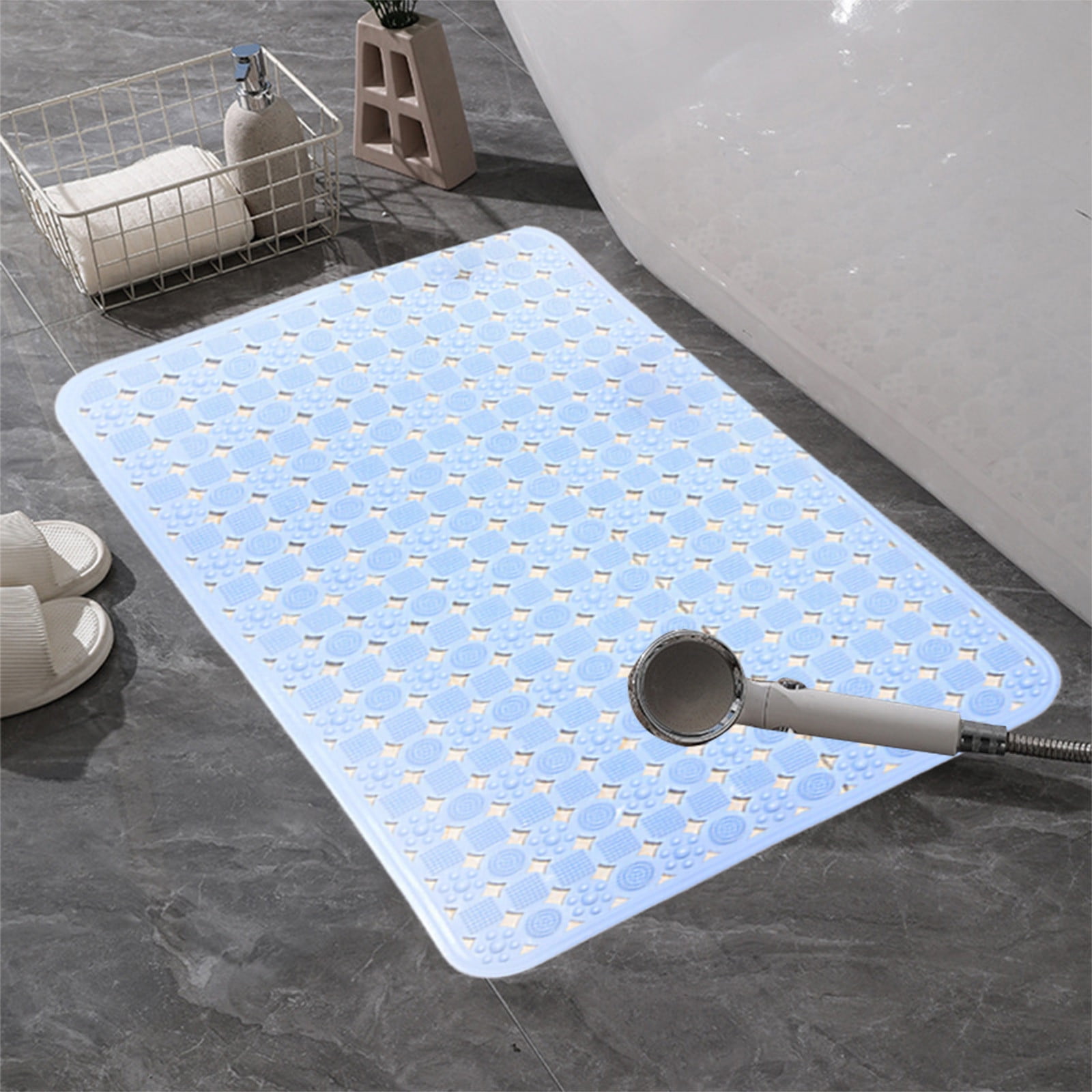 kladzum Bathroom Rugs Non Slip Bath Mat Shower Floor Pad with Massage ...