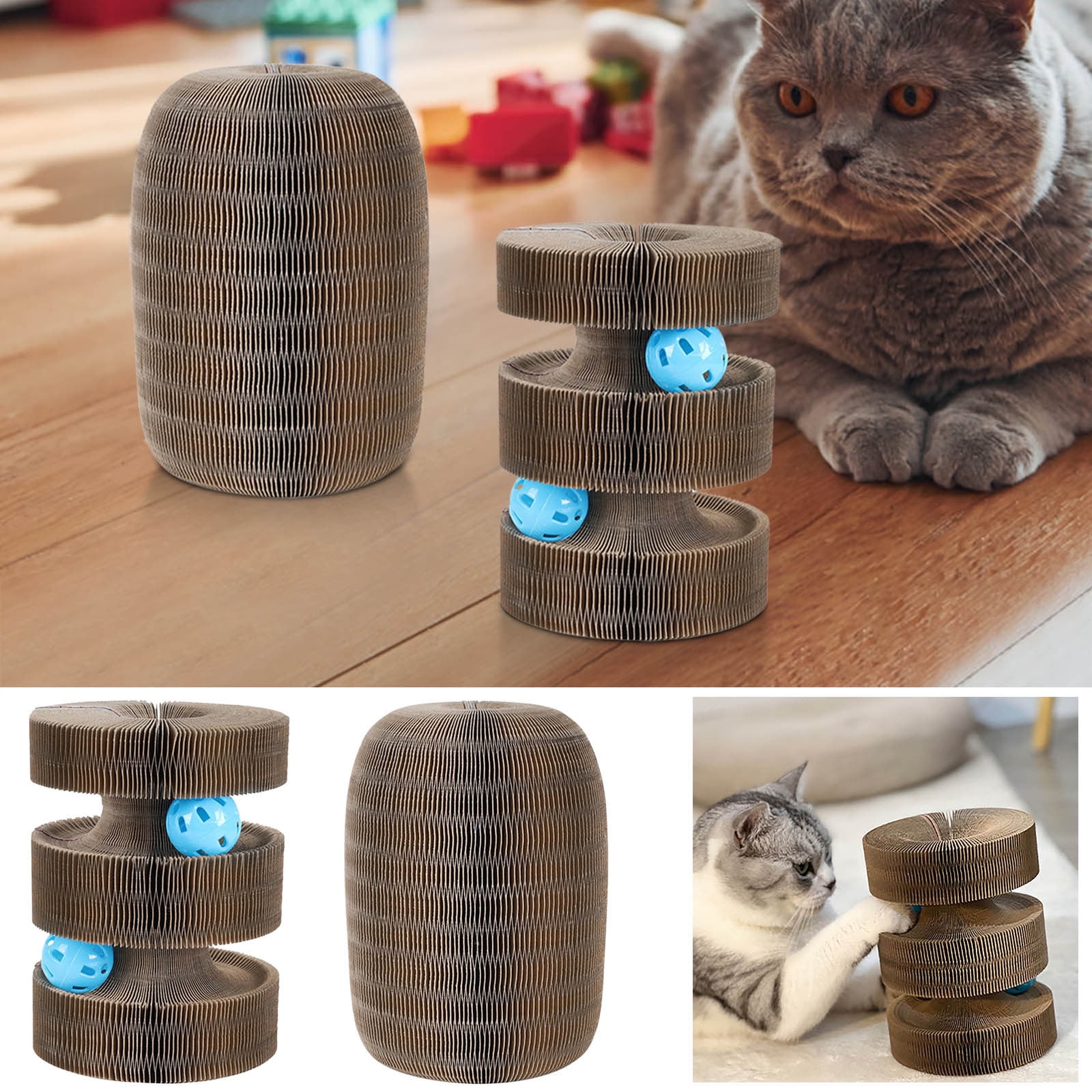 kladzum Cats Scratcher, Cats Scratching Board for Indoor Cats ...