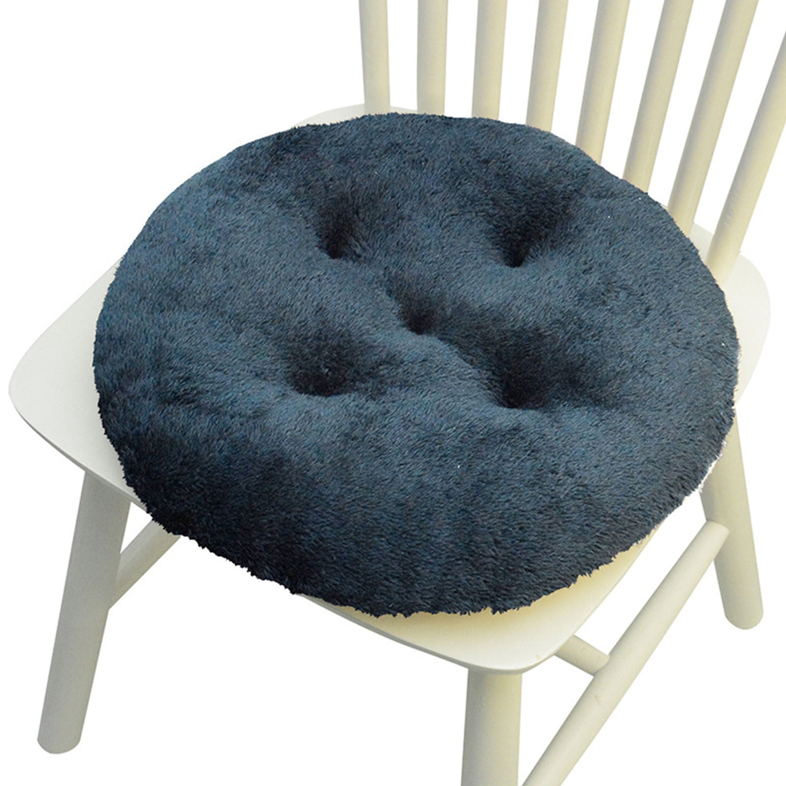 kladzum Circular Fluff Seat Cushion 15.7"x15.7" Chair Stool Butt ...